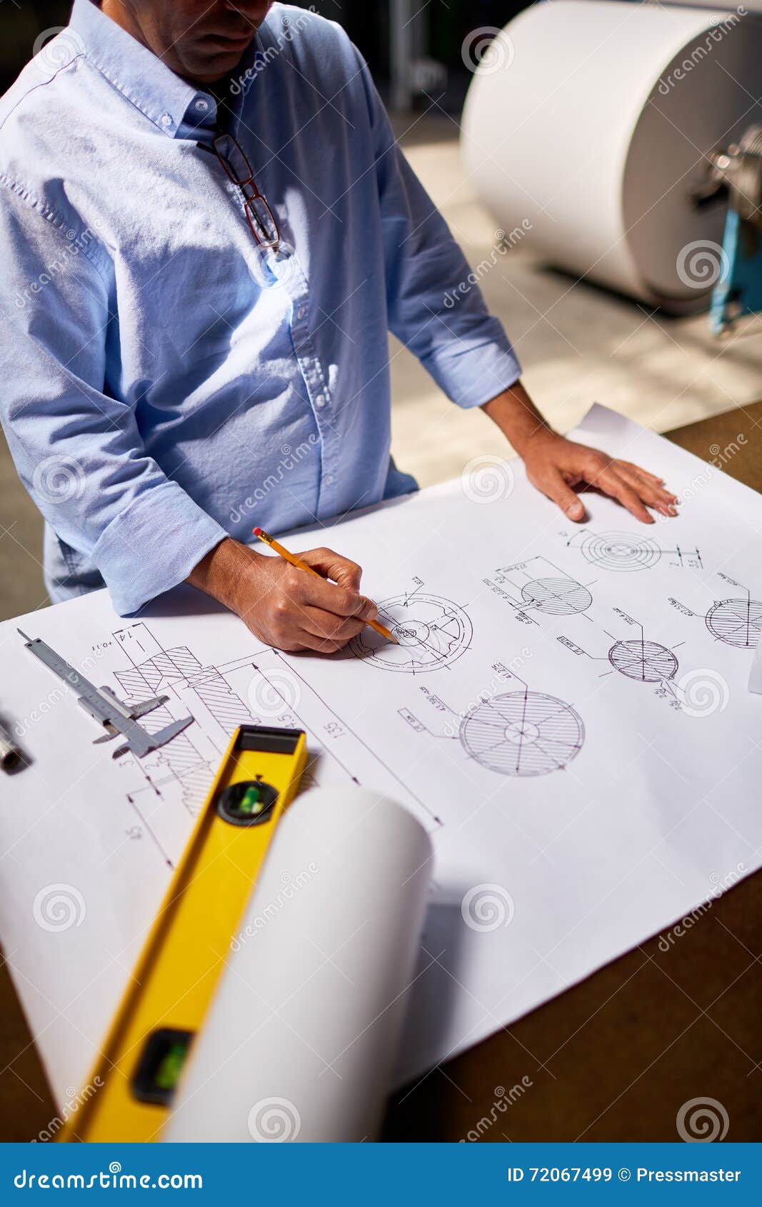 Sketching engineer stock image. Image of technical, design - 72067499