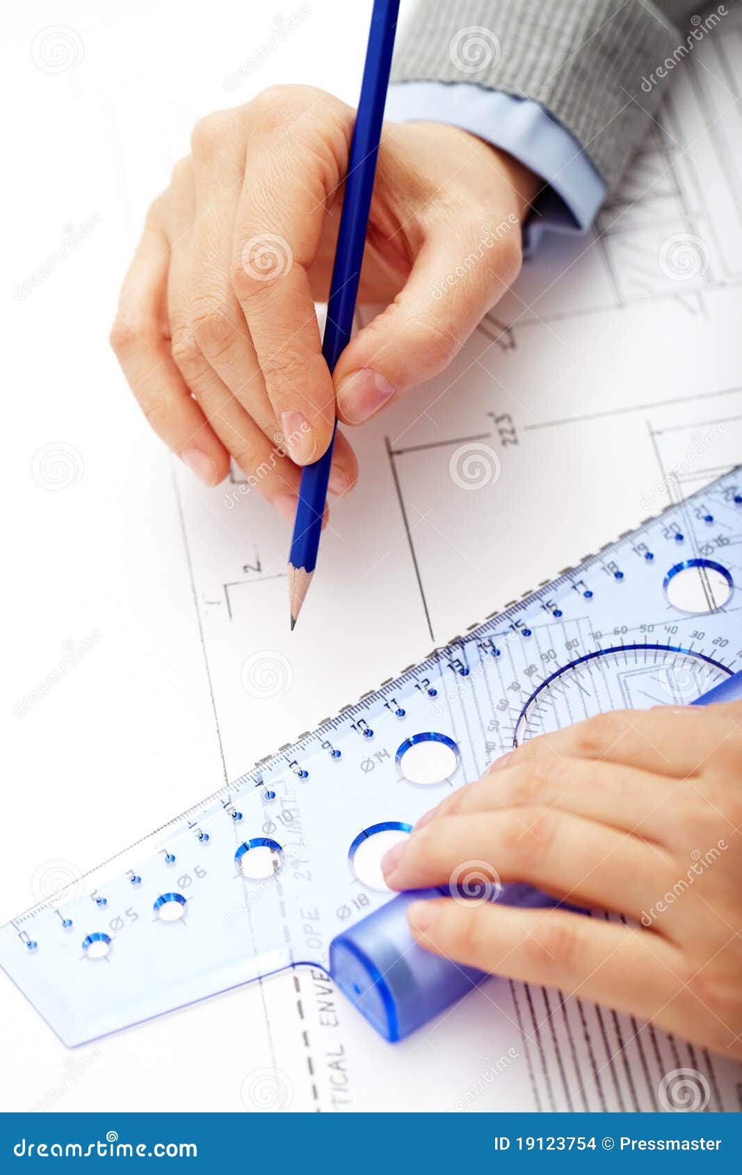 Sketching man stock photo. Image of closeup, contractor - 19123754