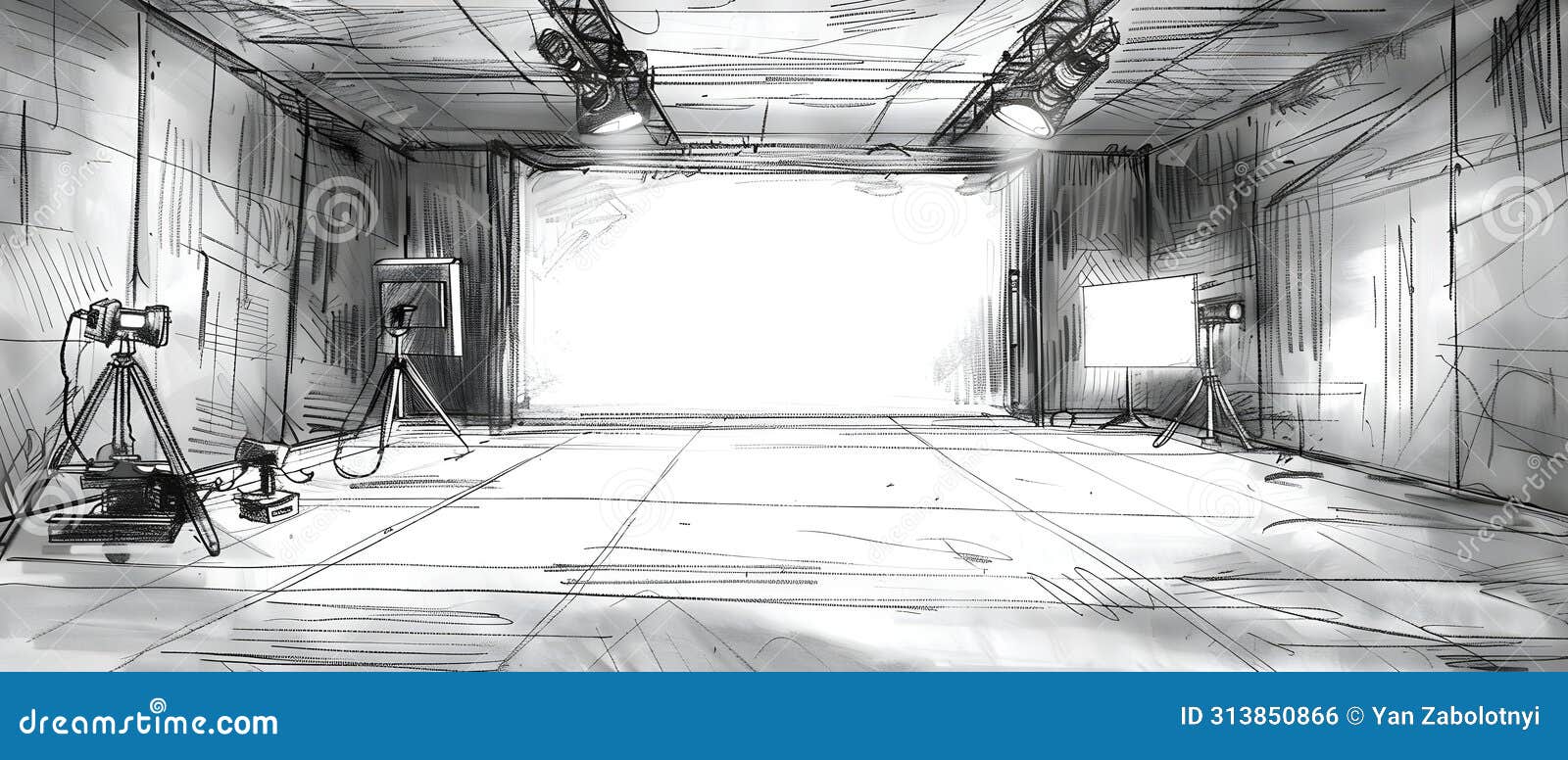 Sketching the Stage: a Glimpse into Cinematic Creation. Concept ...