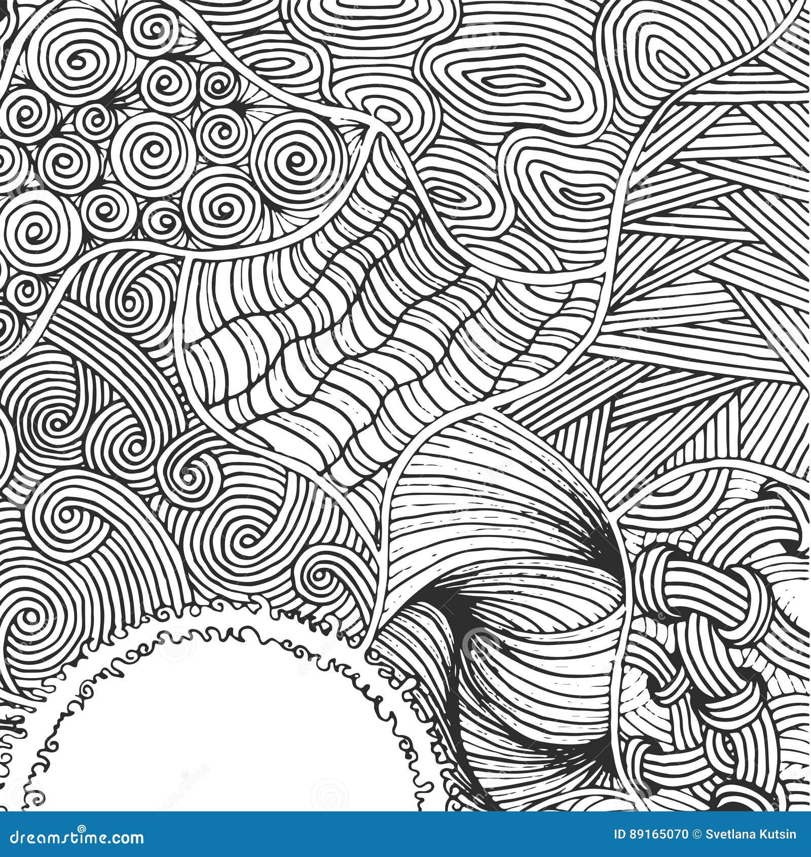 Sketchy Hand Drawn Doodles, Zen Tangle, Zen Art Patterns Stock ...