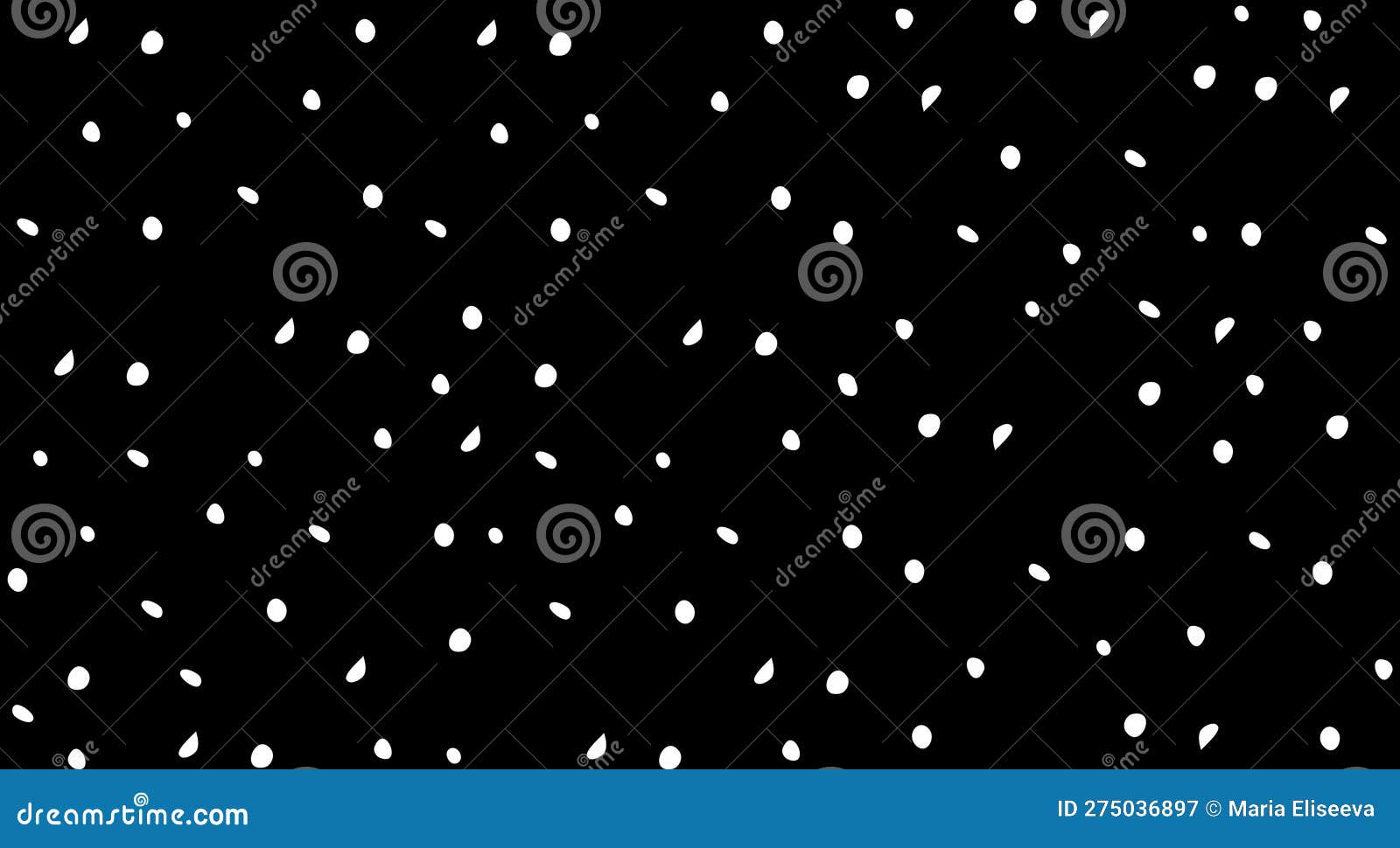 White Dots on Black Background Sketchy Hand-drawn Points Vector Pattern ...