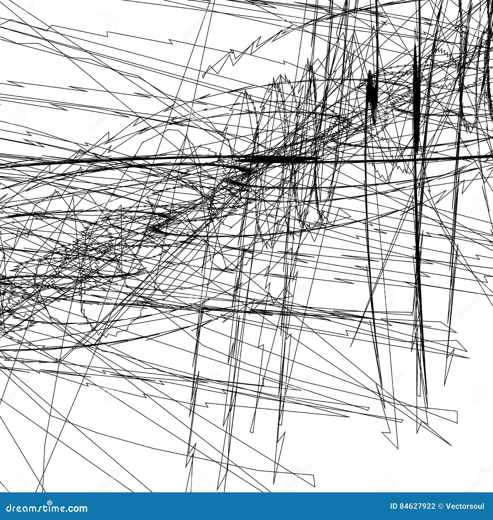 Sketchy Lines Art Image. Pattern with Random Scribble / Sketchy Stock ...