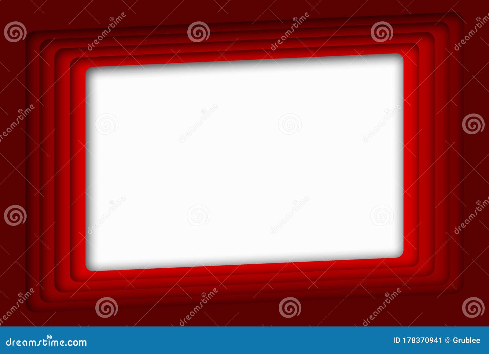 Skewed frame - RED stock illustration. Illustration of shadows - 178370941