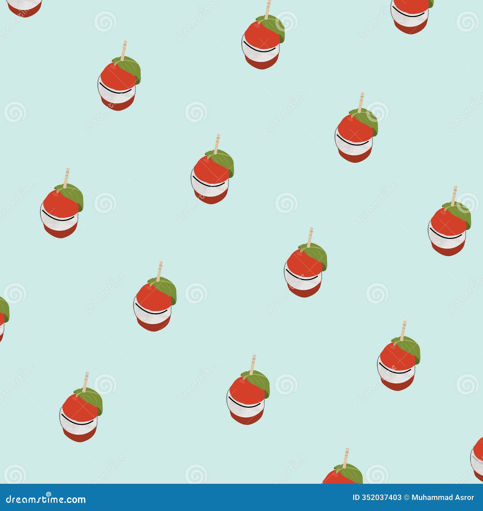 Skewer snack pattern stock illustration. Illustration of catering ...