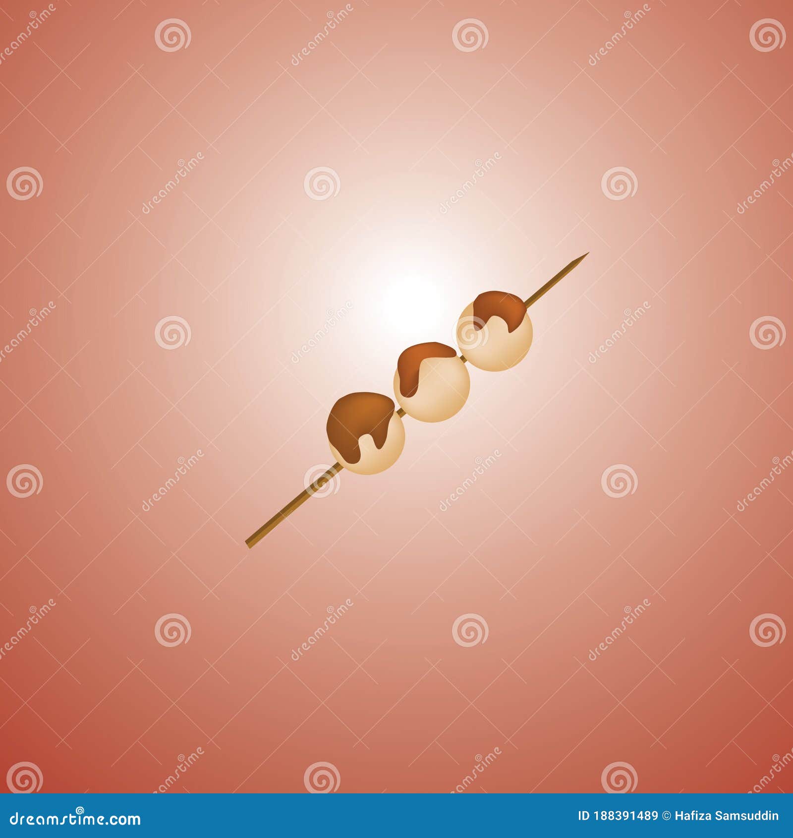 Skewer. Vector Illustration Decorative Design Stock Vector ...