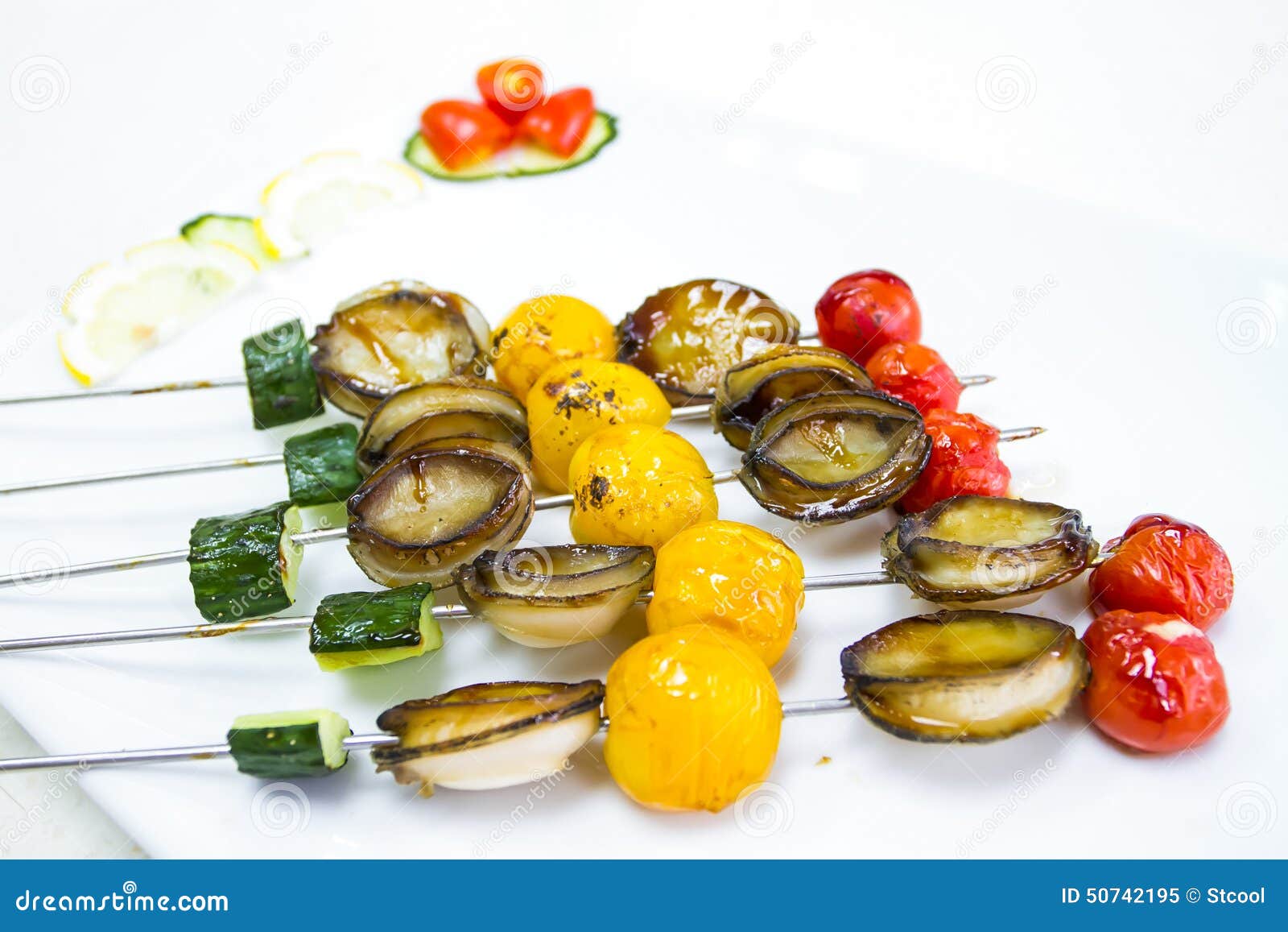 Skewers of Abalone for Barbecue Stock Image - Image of yellow, chilli ...
