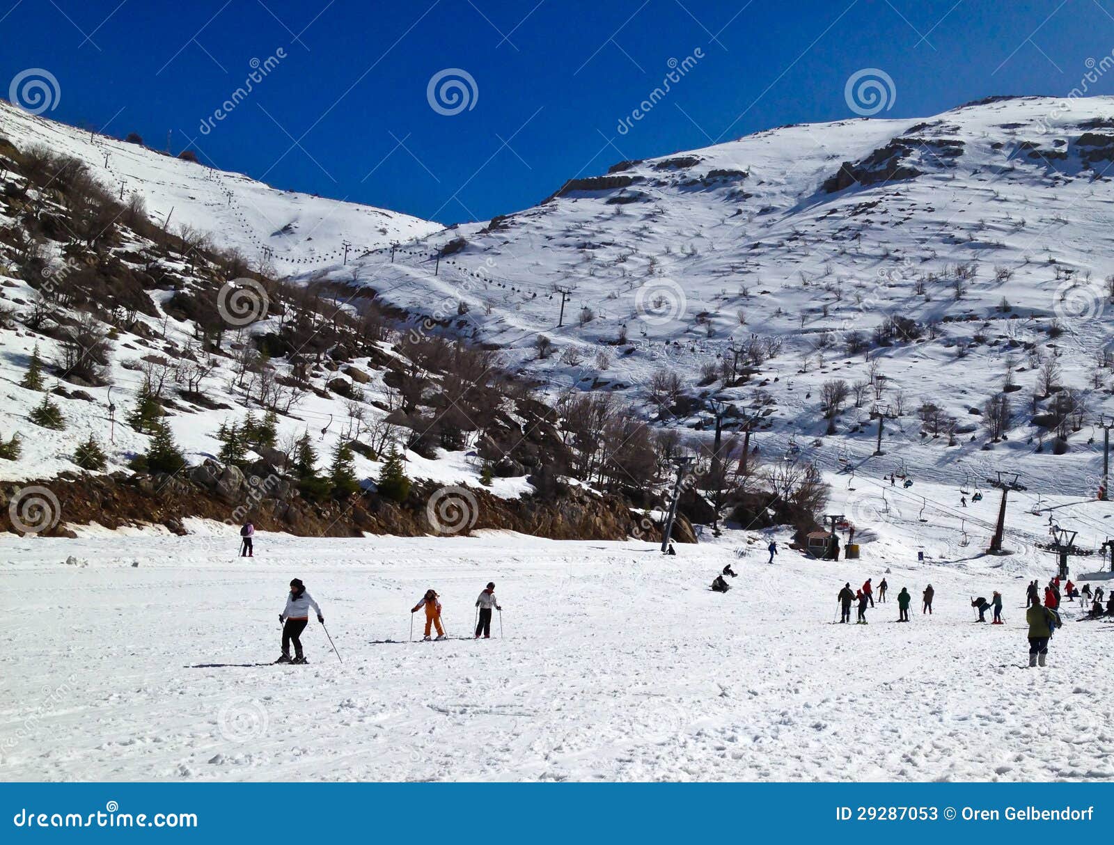 Ski Activity editorial stock photo. Image of outdoors - 29287053