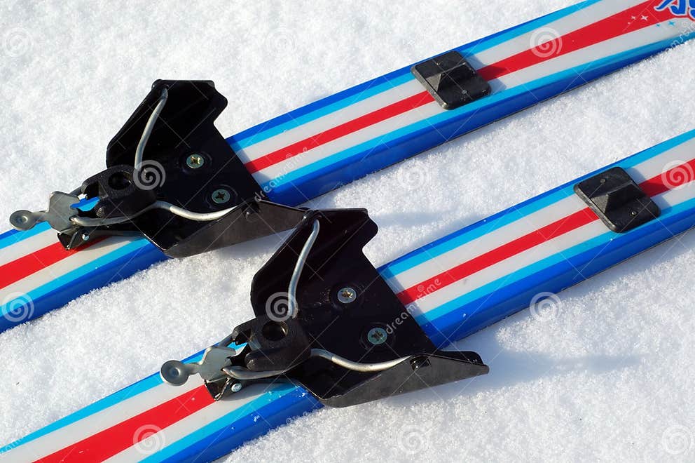 Ski binding system stock image. Image of binding, sport - 7689957