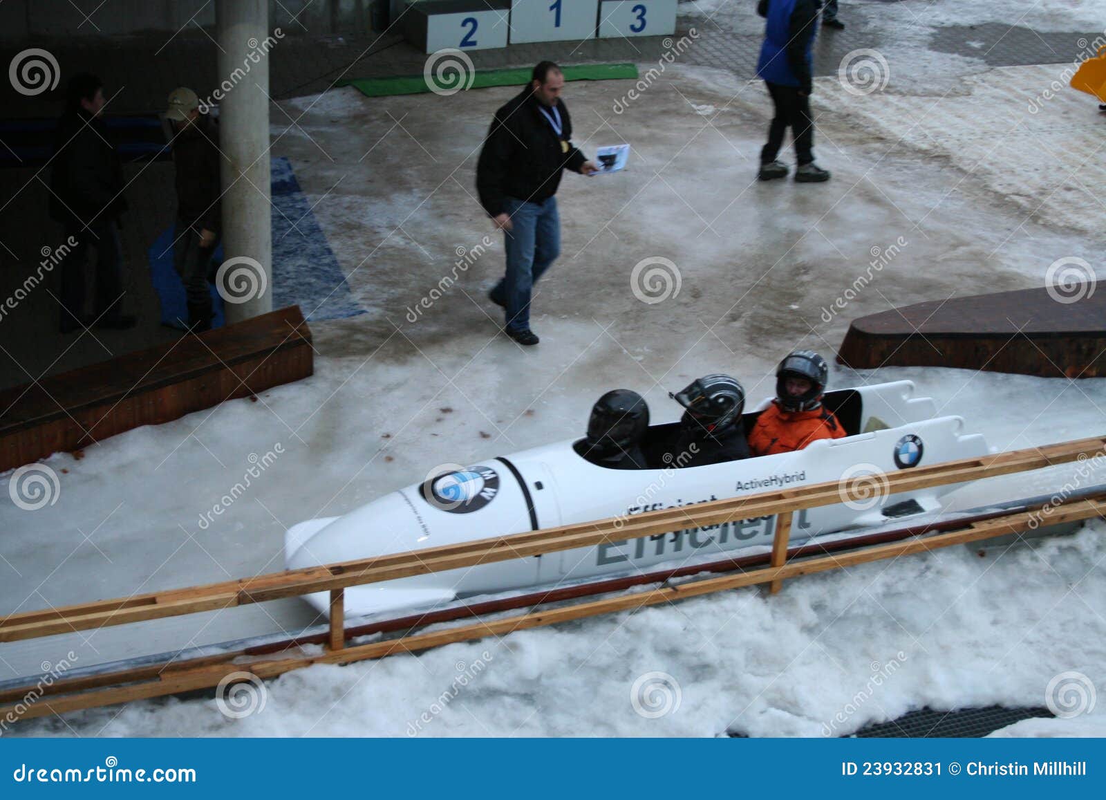 Ski bob editorial photo. Image of track, driver, white - 23932831