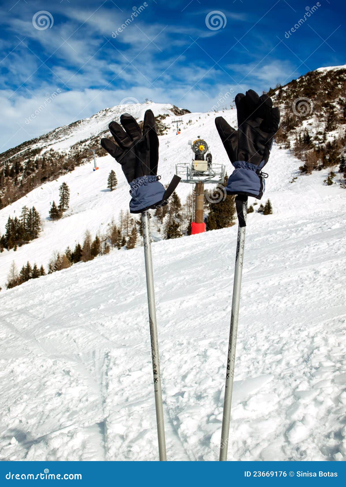 Ski break stock photo. Image of downhill, sportswear - 23669176