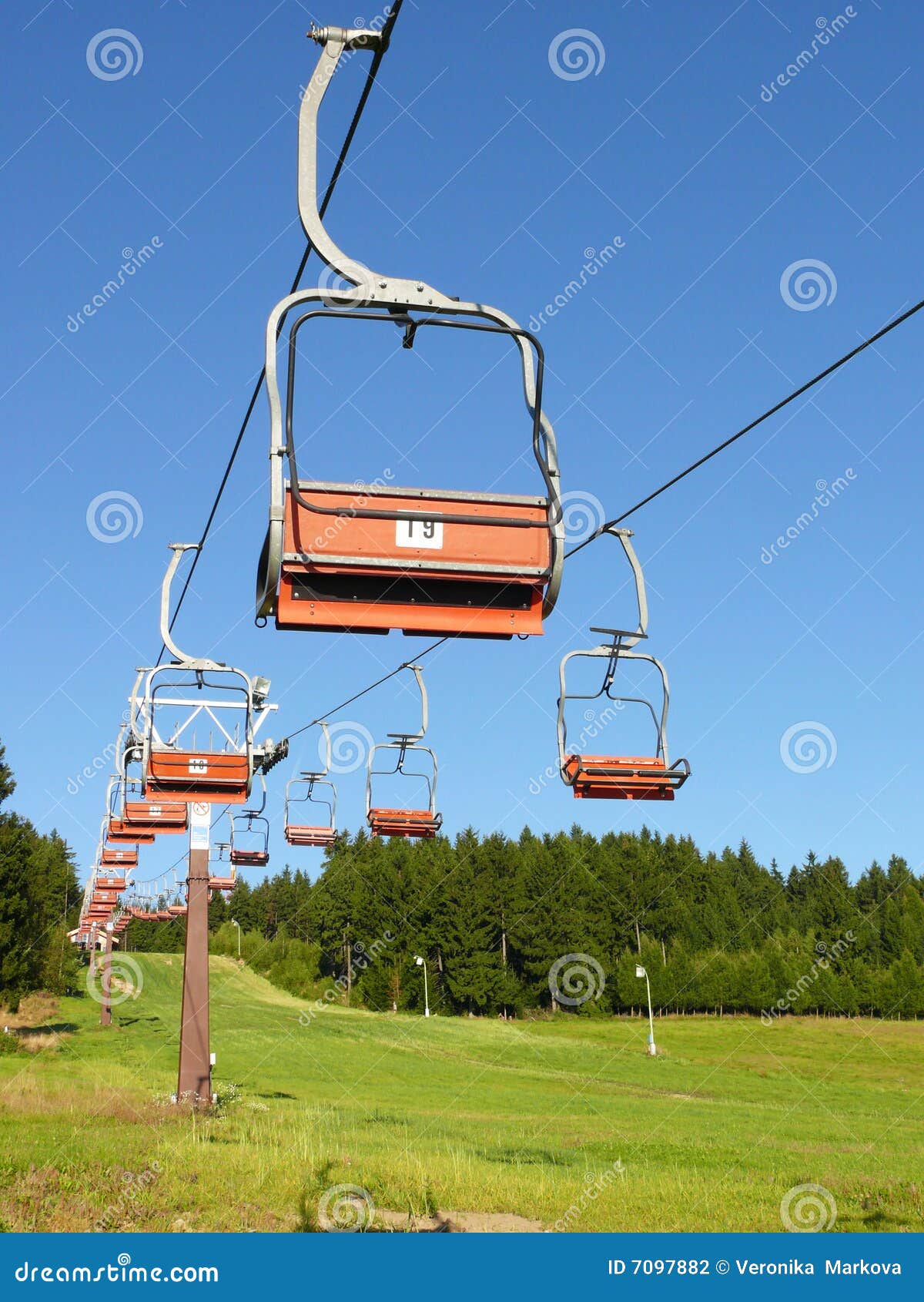 Chair Lift In Navacerrada Ski Resort Royalty-Free Stock Photography ...