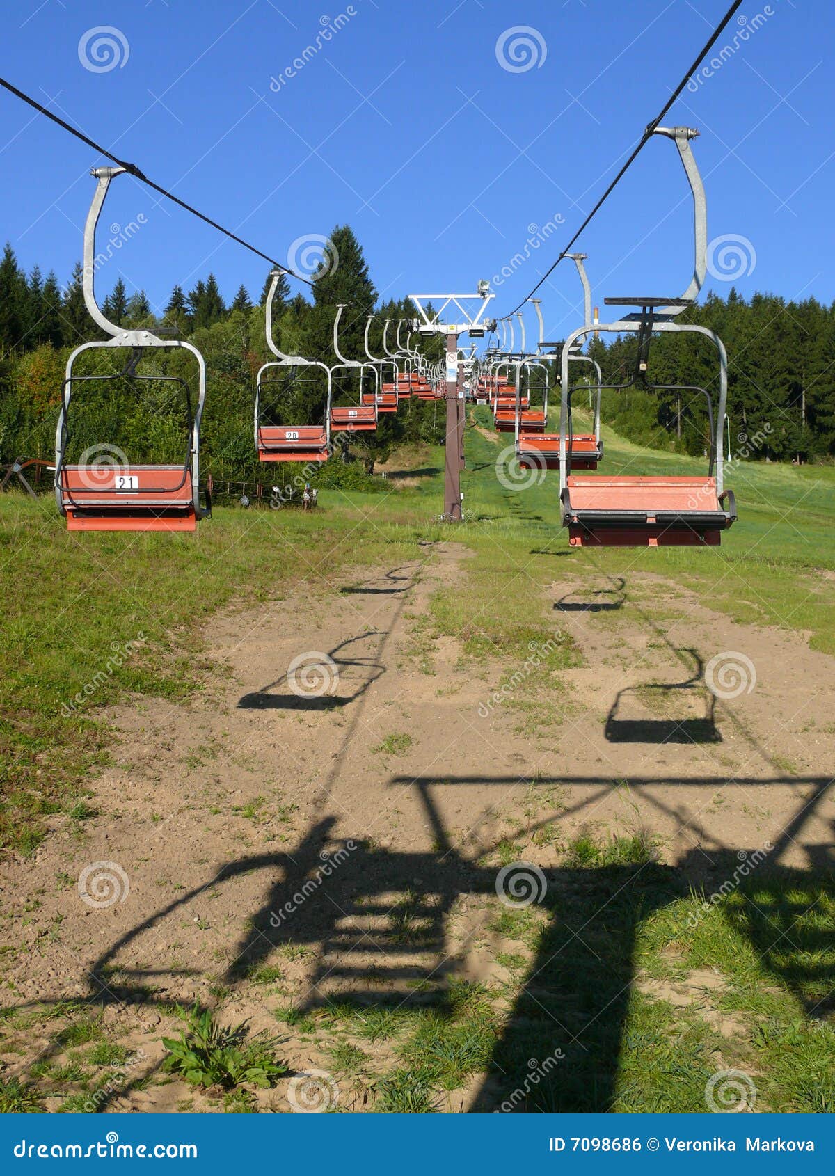 Ski Chair Lift Royalty-Free Stock Photo | CartoonDealer.com #23589465
