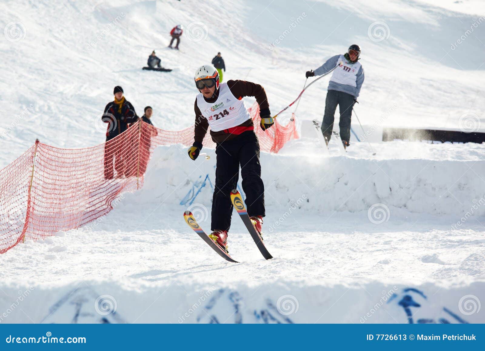 Ski cross editorial stock photo. Image of people, leisure - 7726613