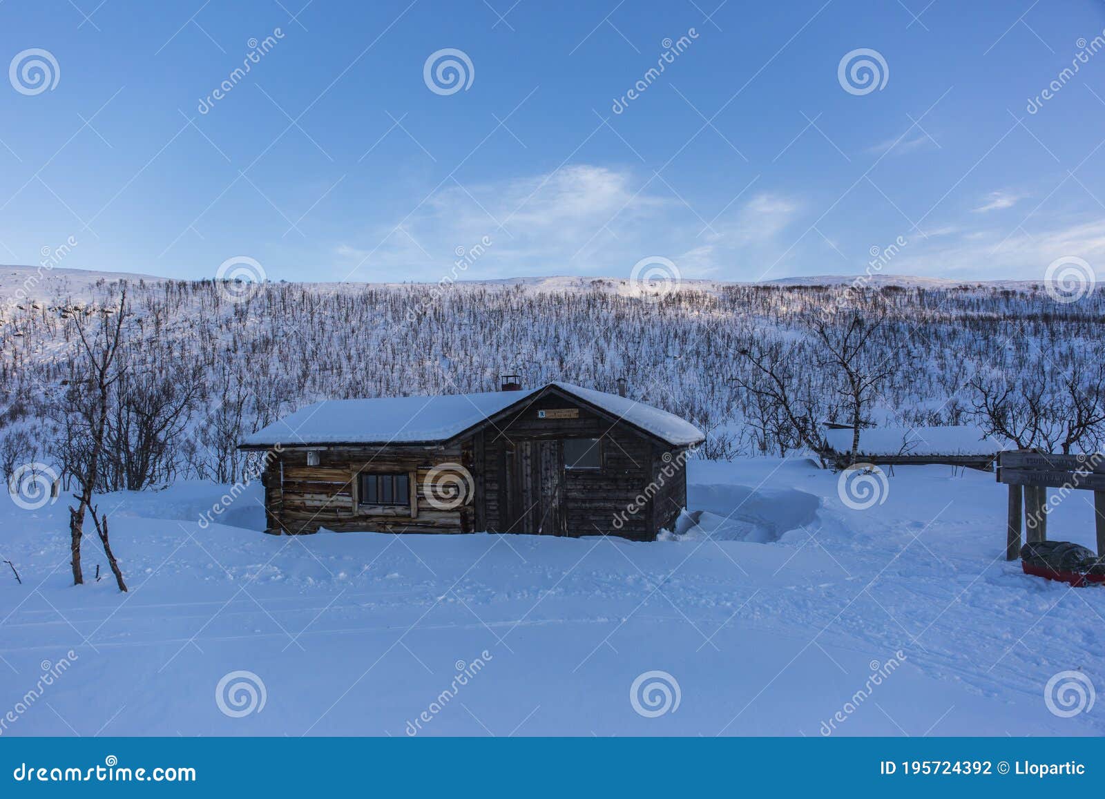 Ski Expedition in Nuorgam, Lapland, Finland Stock Photo - Image of ...
