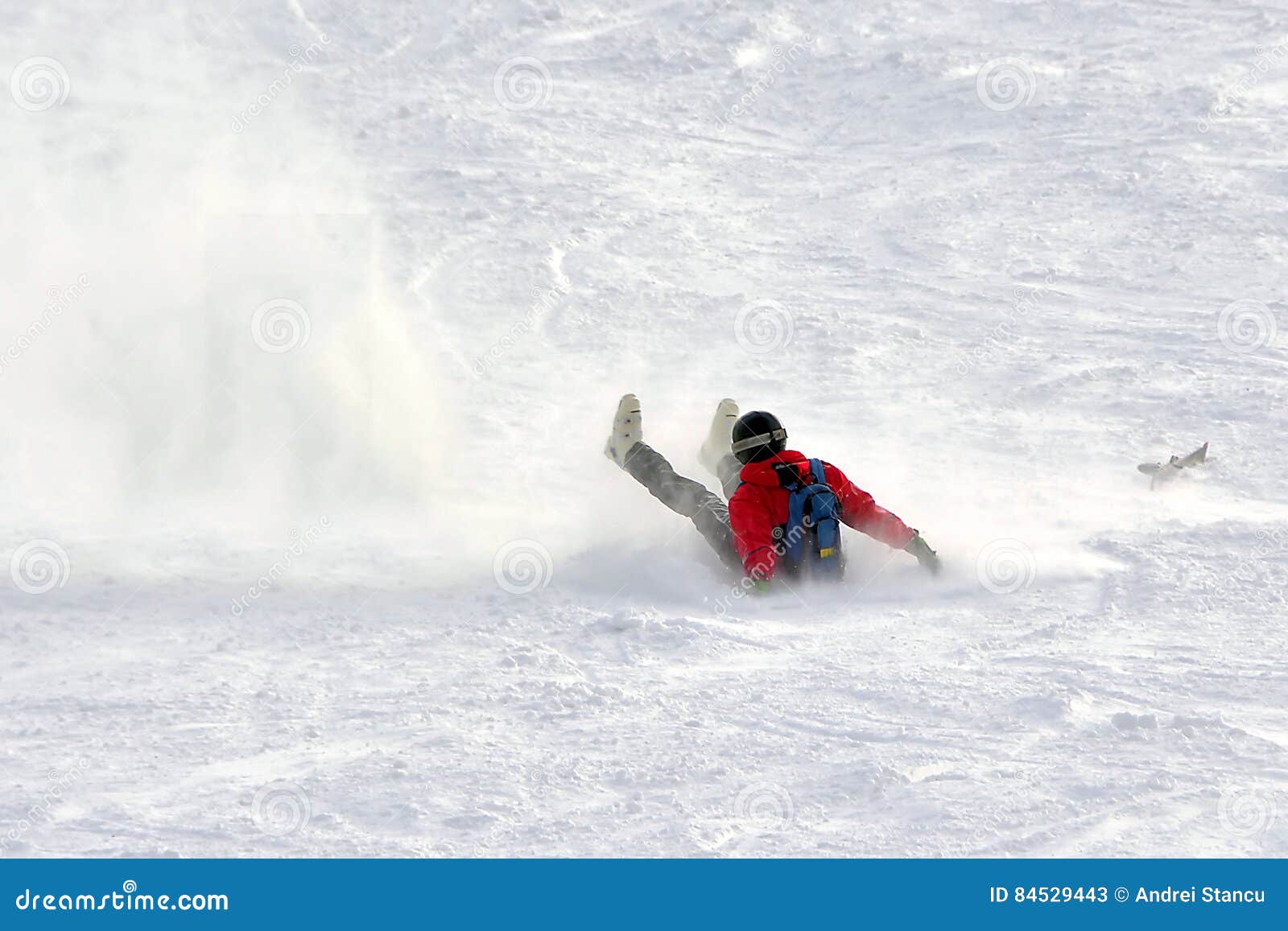 Ski Fall stock image. Image of fall, instructor, activity - 84529443