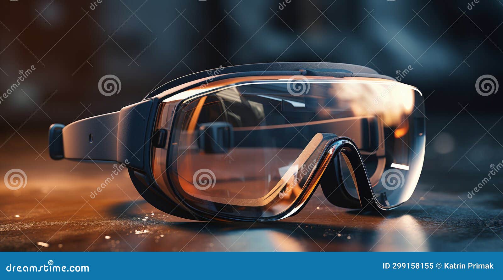 Ski or Goggles on the Table Stock Image - Image of glove, seasonal ...