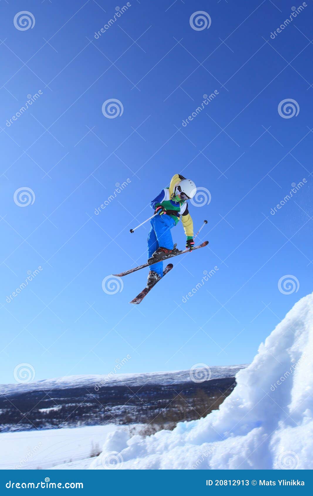 Ski jump stock image. Image of downhill, cloud, mountain - 20812913