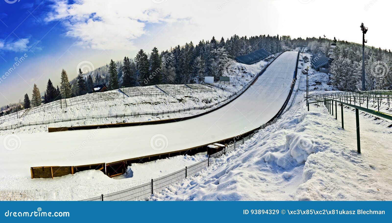 Ski Jumping - Hill`s Stadium in Poland Stock Image - Image of downhill ...