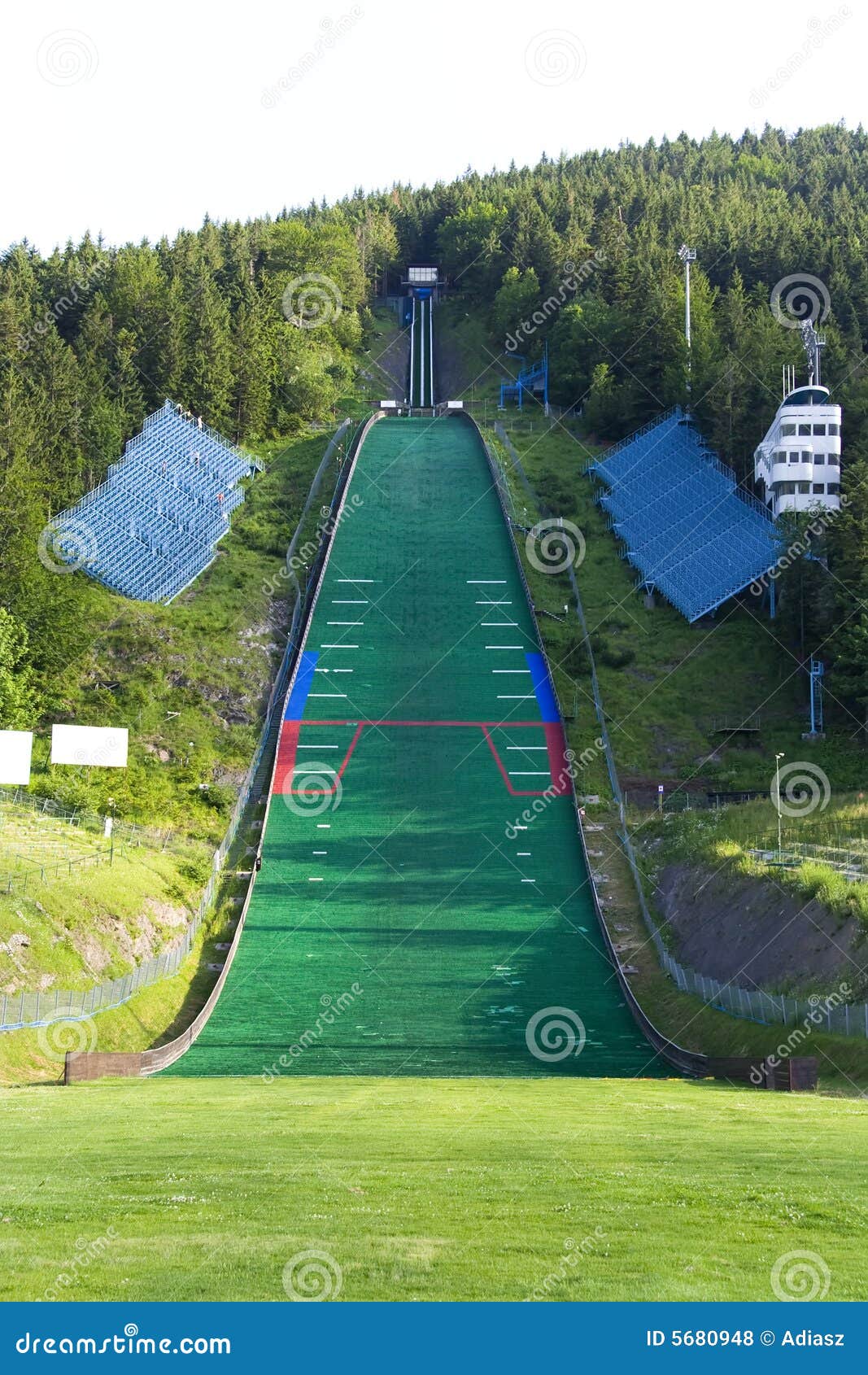 Ski jumping ramp stock photo. Image of summer, sport, ramp - 5680948