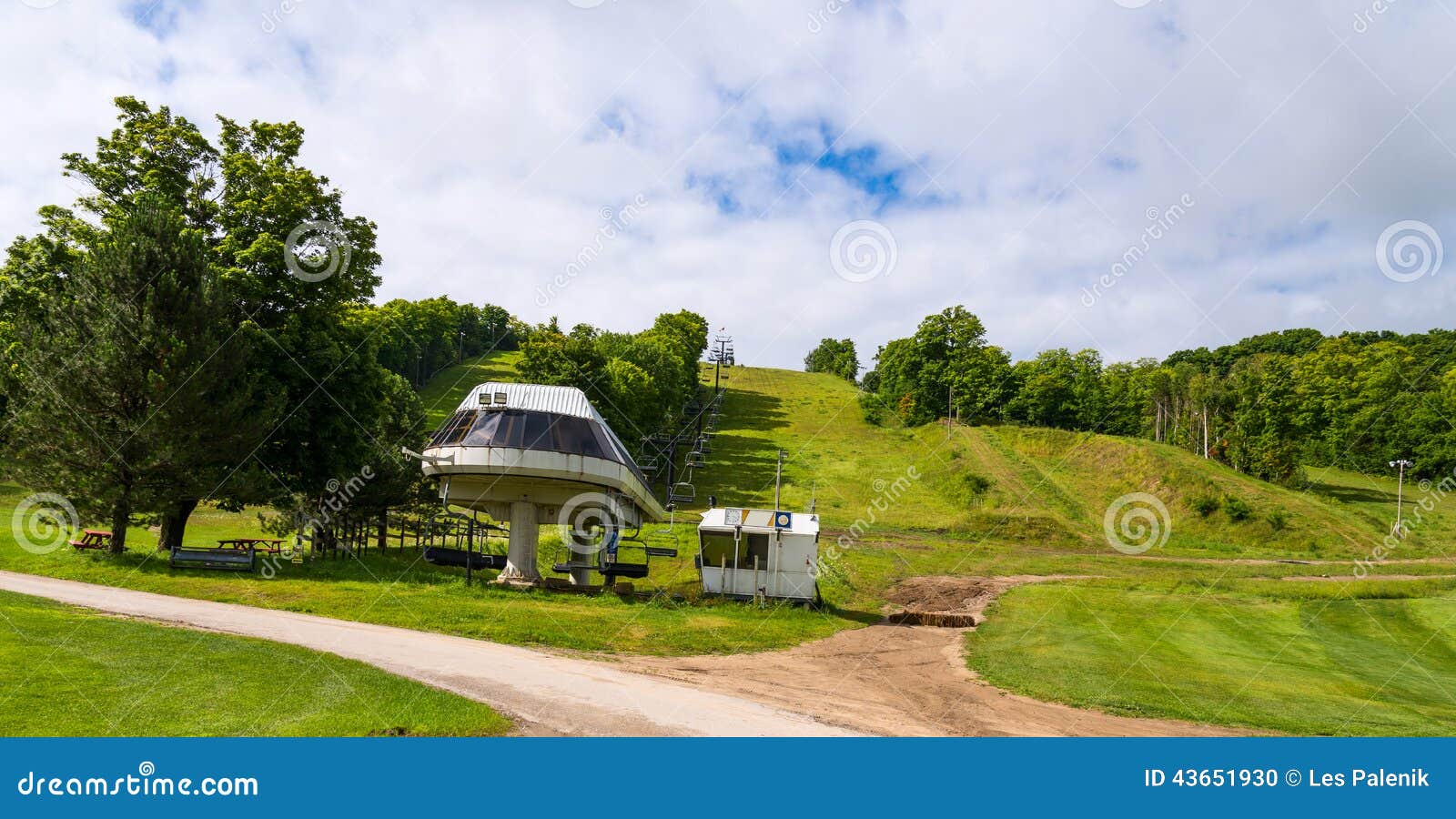 Ski lift Base stock photo. Image of summer, vacation - 43651930