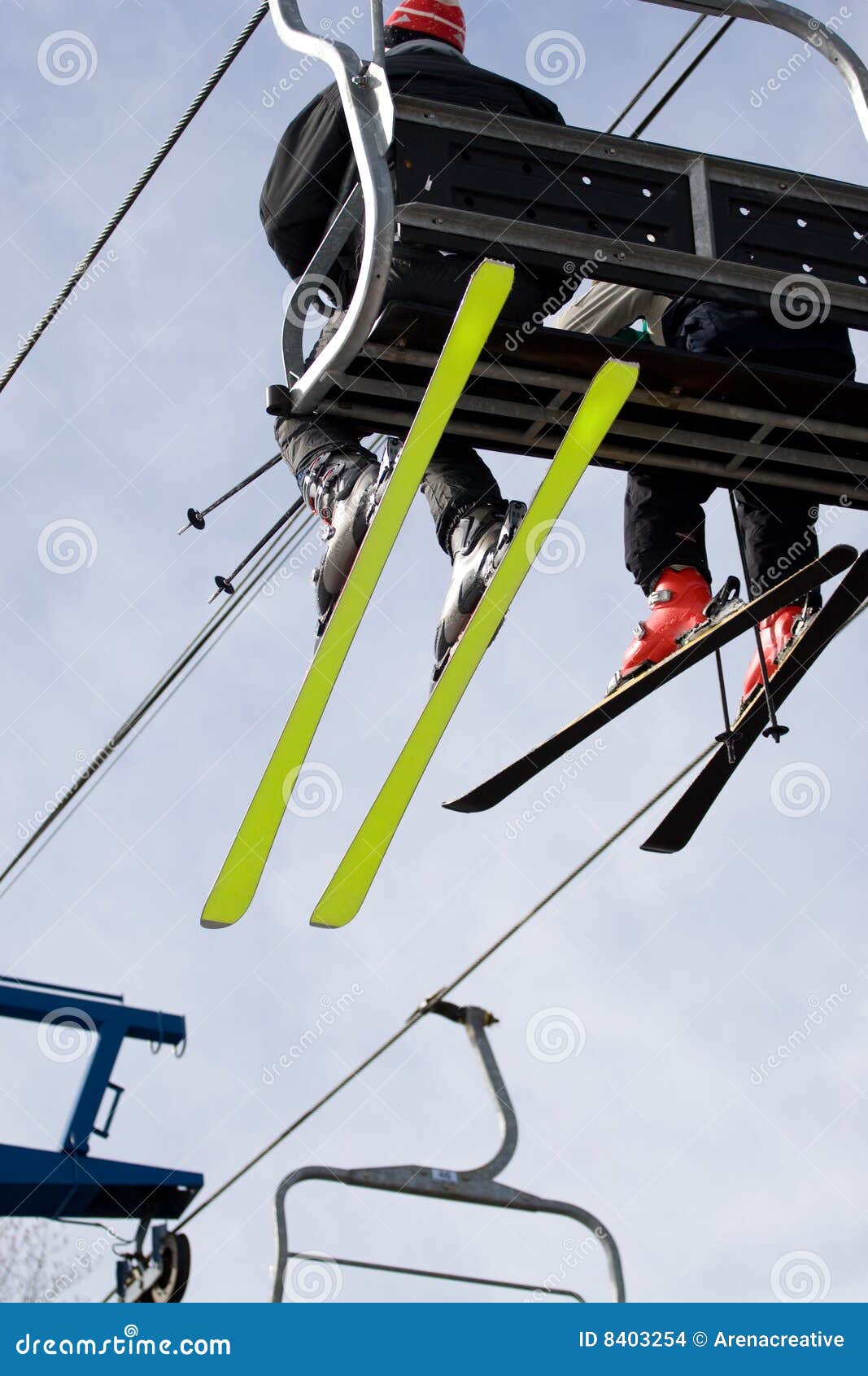 Ski Lift Chair stock photo. Image of alps, ride, alpine - 8403254