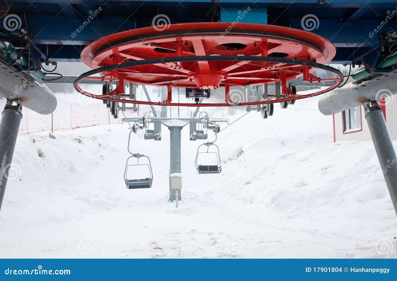 Ski lift equipment stock photo. Image of transport, resort - 17901804