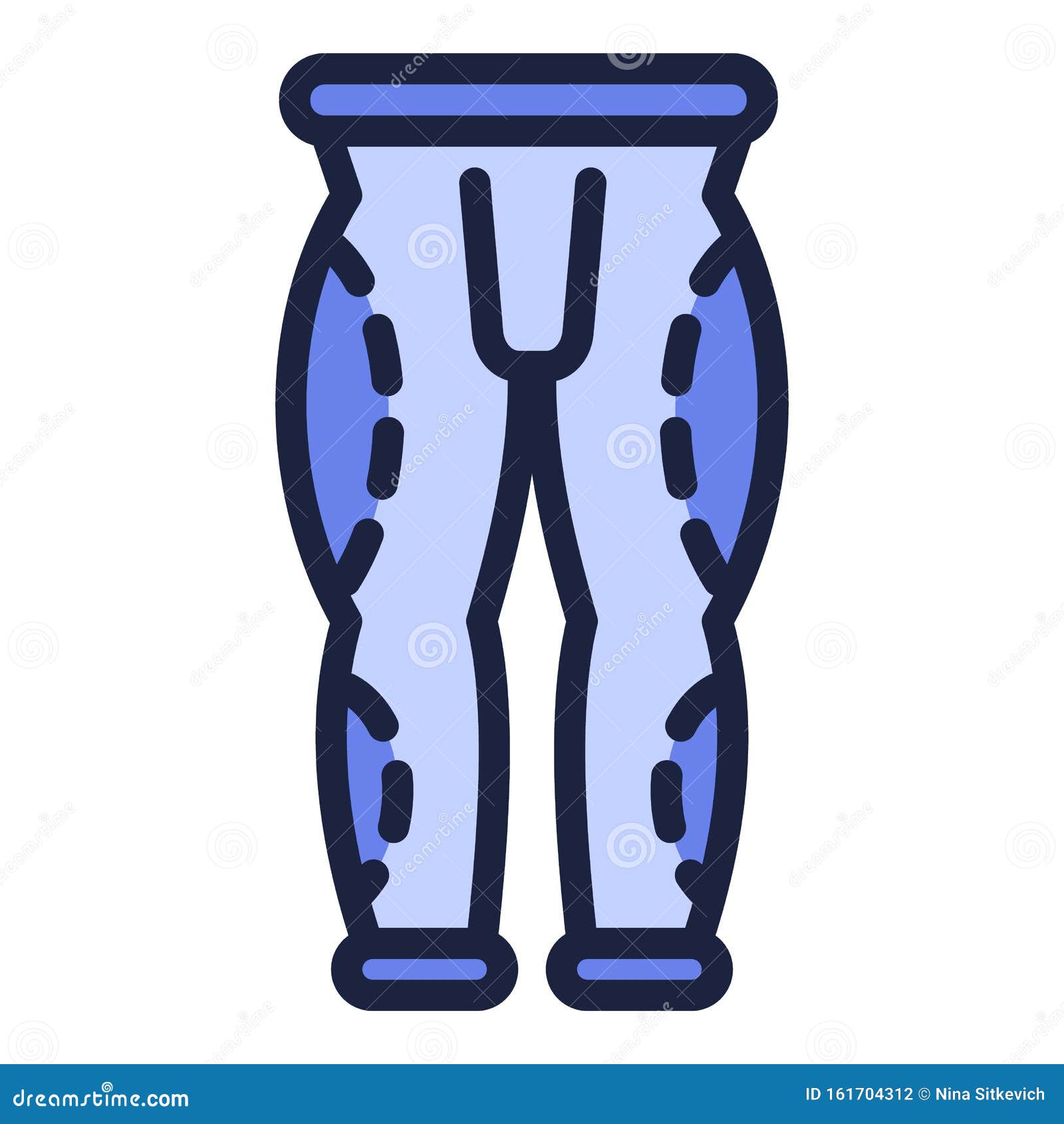 Ski Pants Icon, Outline Style Stock Vector - Illustration of line ...
