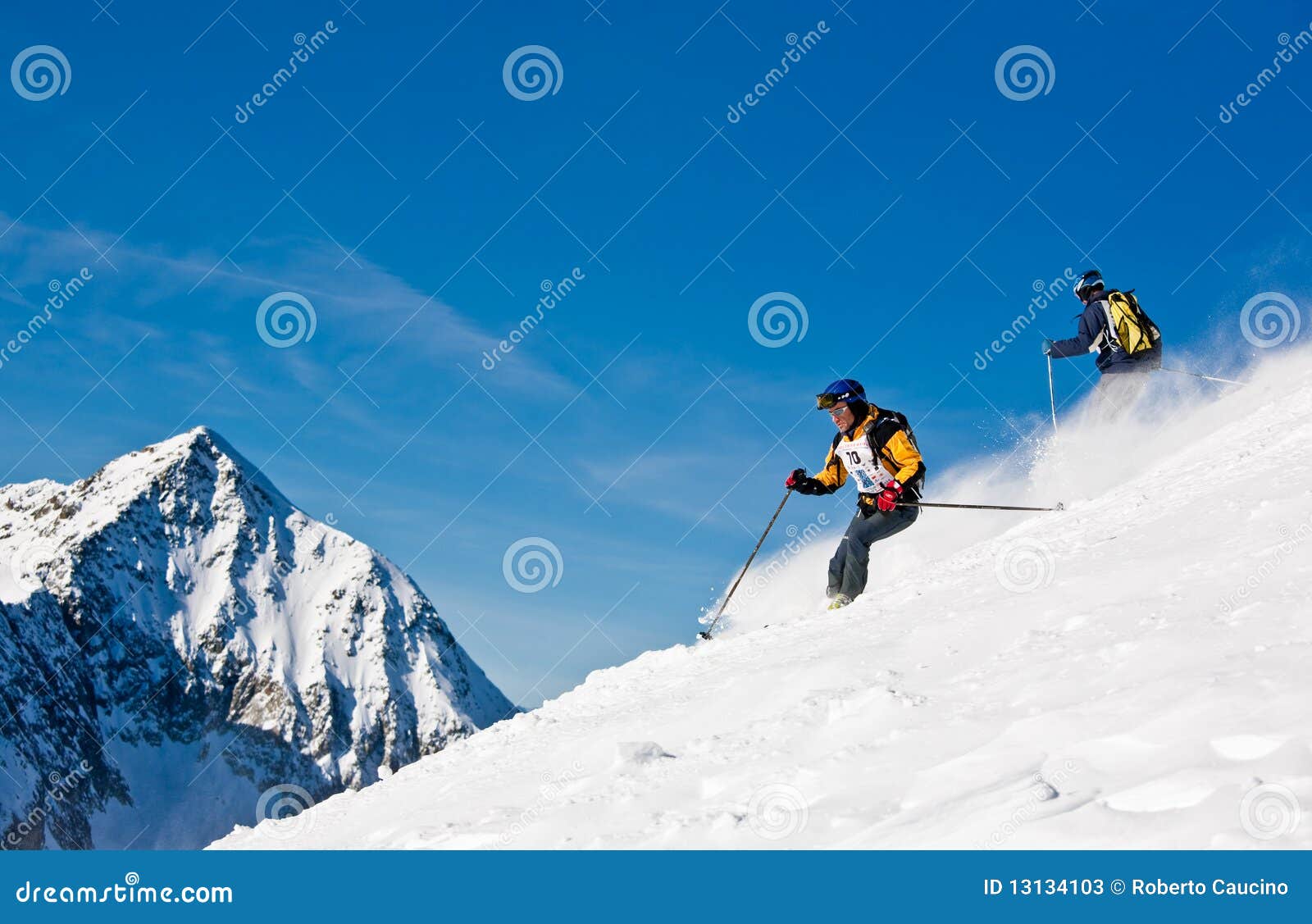 Ski Race editorial stock photo. Image of clear, powder - 13134103