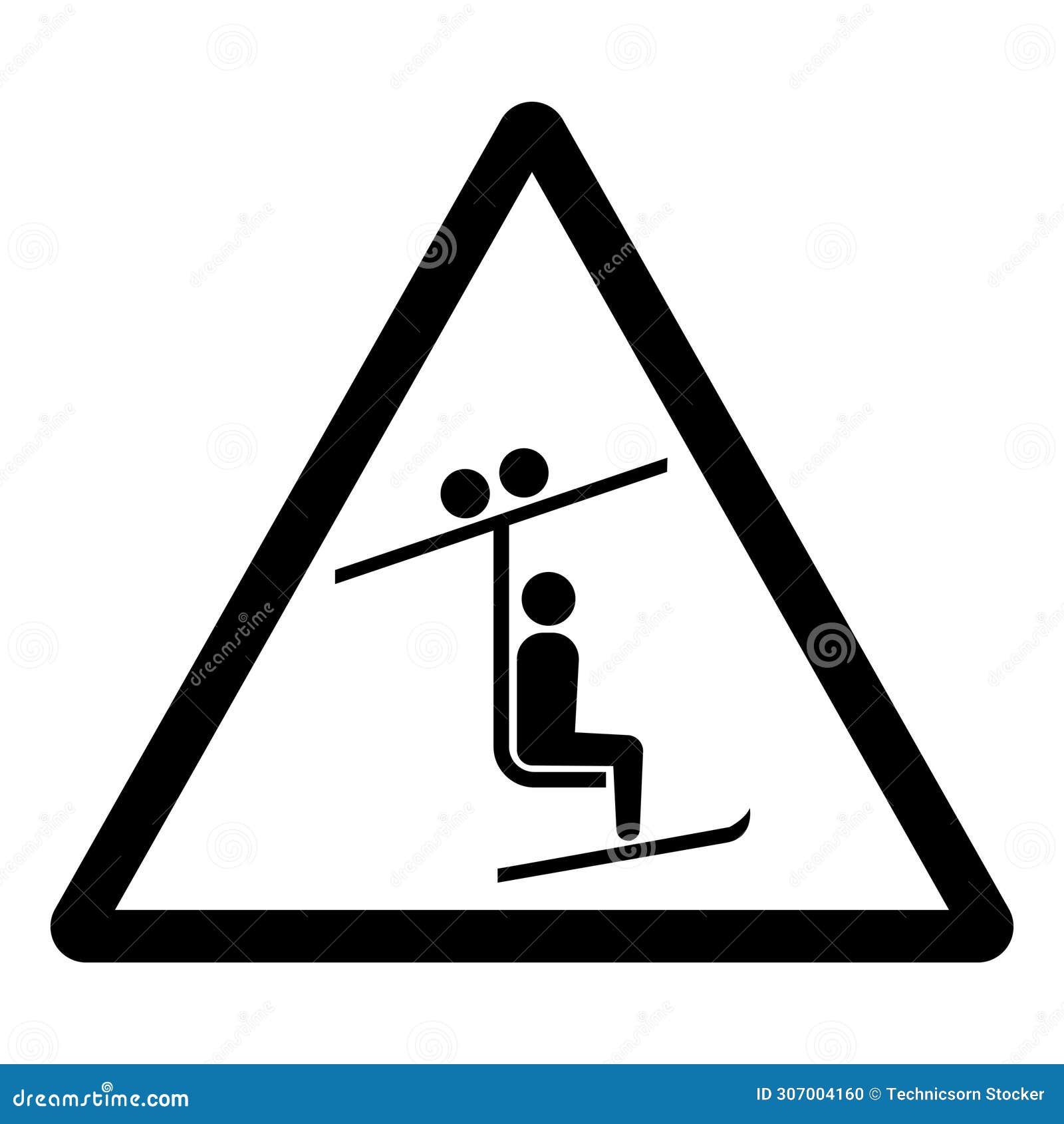 Ski Ramp Symbol Sign, Vector Illustration, Isolate On White Background ...