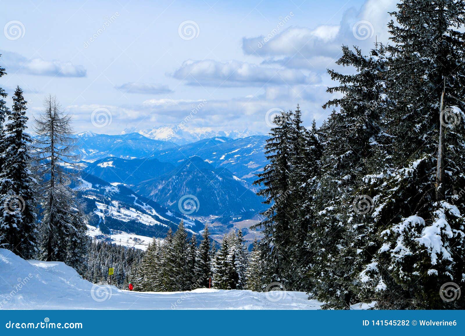 Ski Resort in the Austrian Alps Stock Photo - Image of slope, resort ... Ski Resort in the Austrian Alps Stock Photo - Image of slope, resort ...