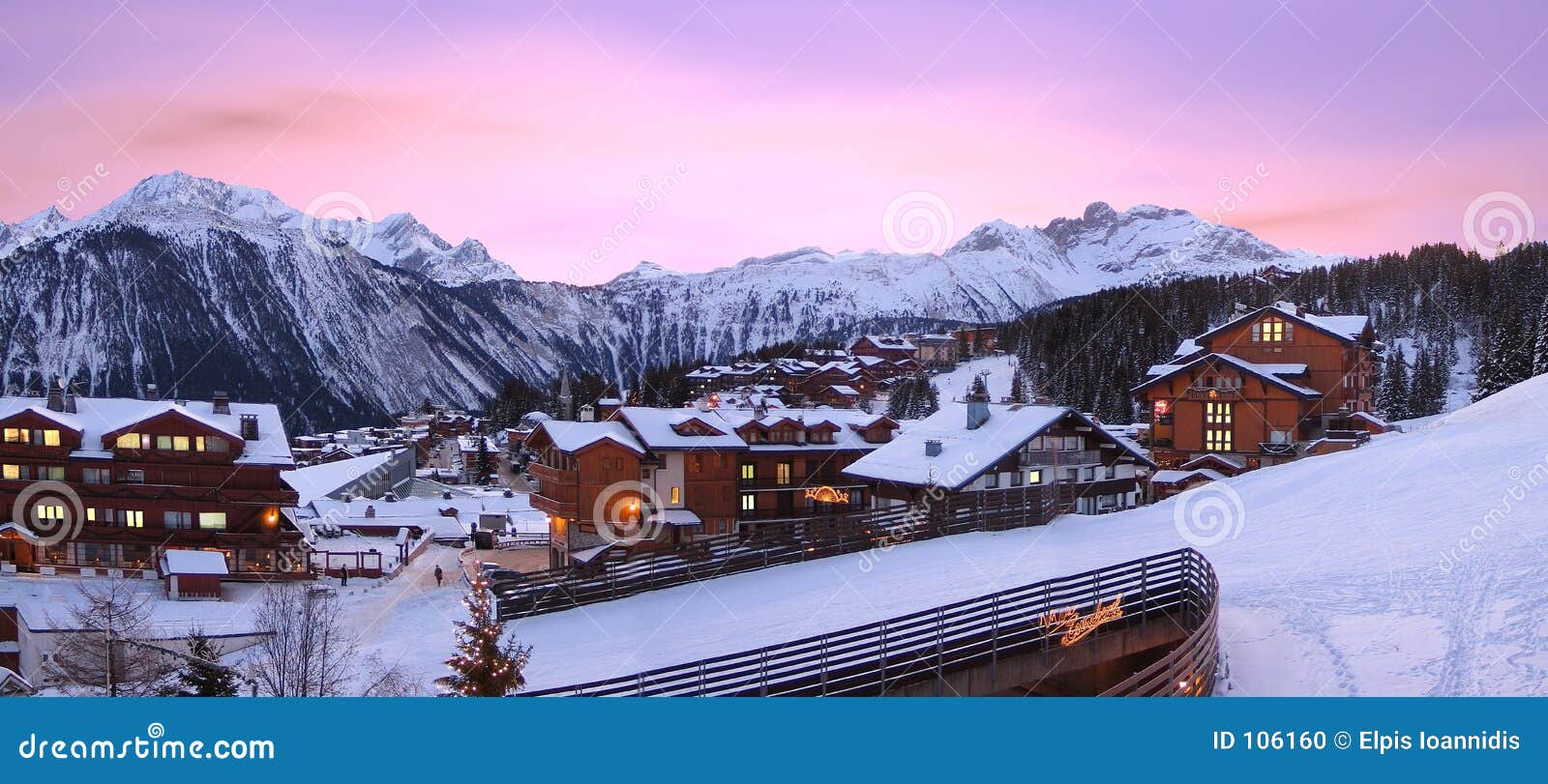 Ski Resort, of Courchevel in France, Stock Photo - Image of alpine ...