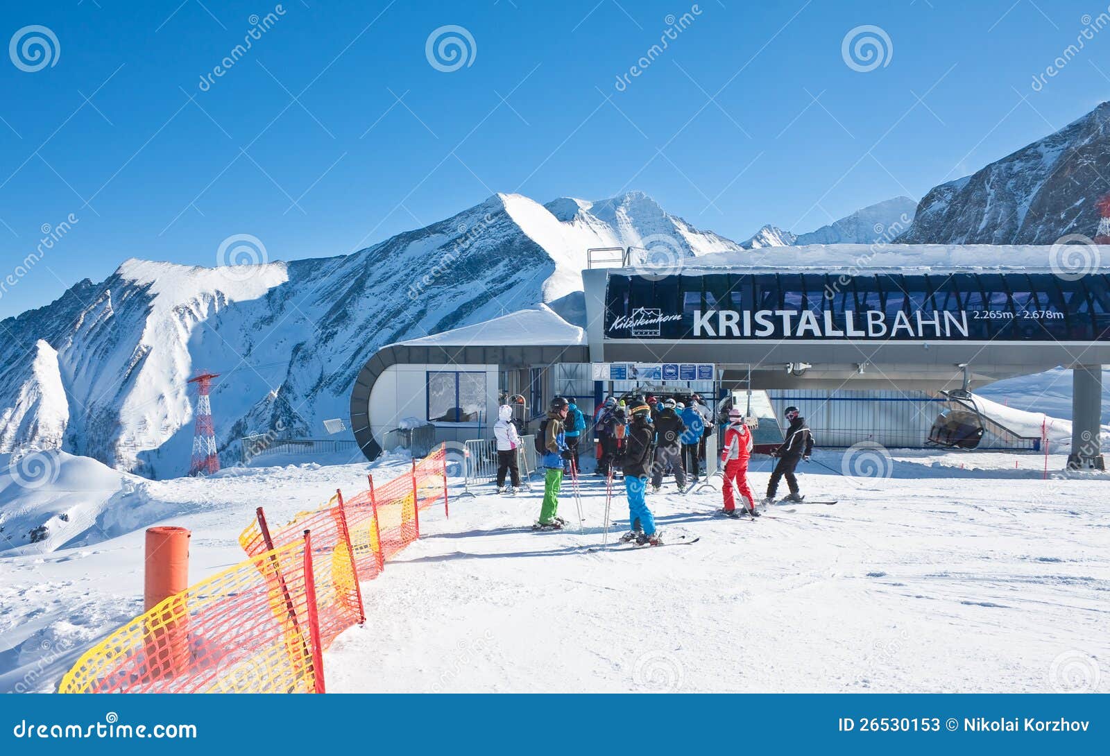 Ski Resort of Kaprun, Austria Editorial Stock Photo - Image of high ...