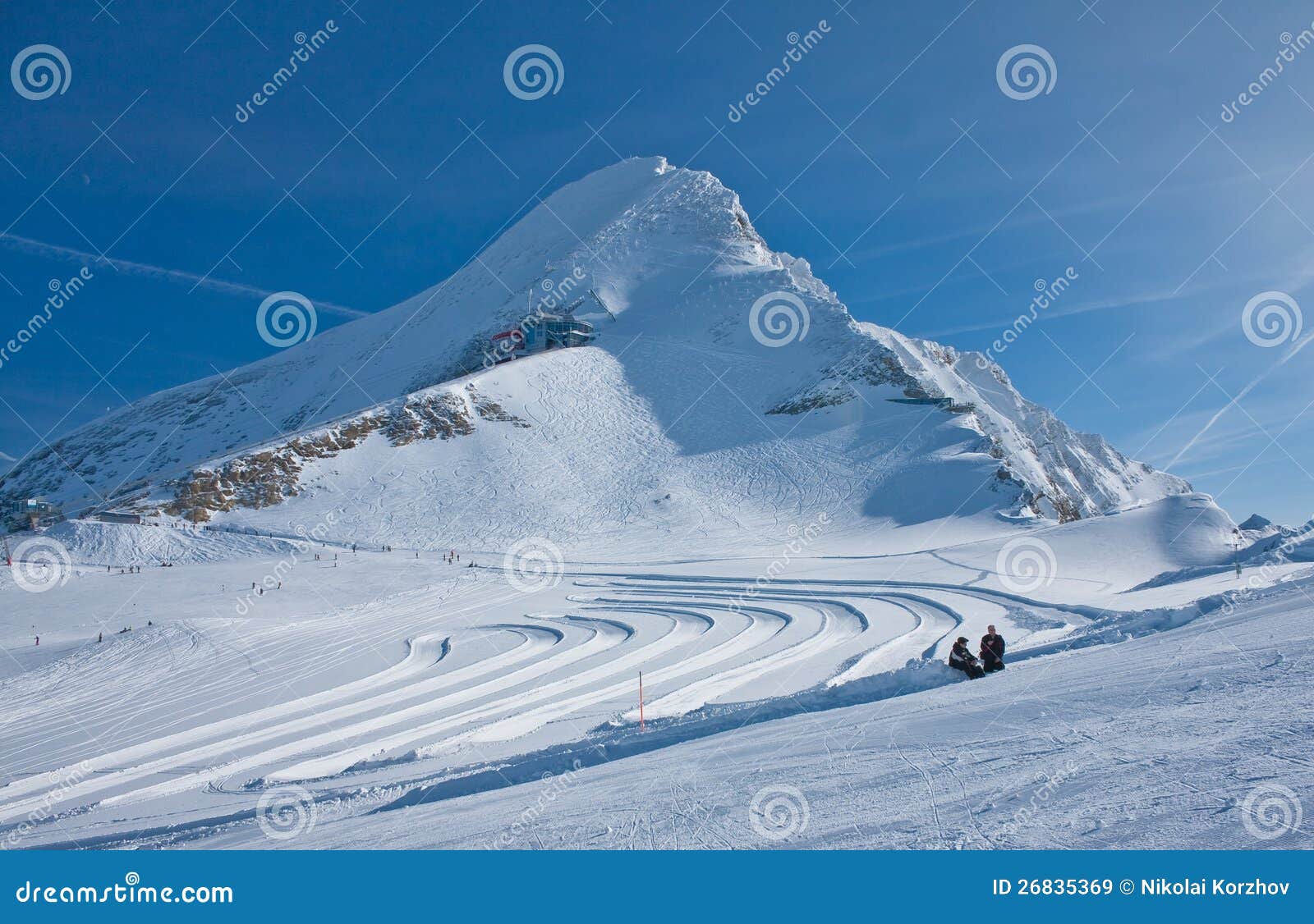 Ski Resort of Kaprun, Austria Editorial Stock Image - Image of alps ...