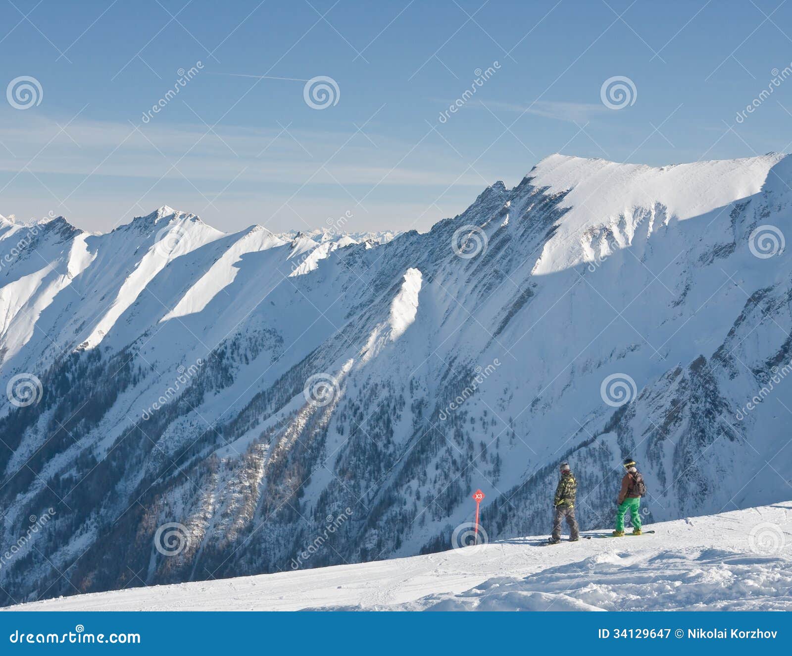 Ski Resort of Kaprun, Austria Editorial Photography - Image of freezing ...