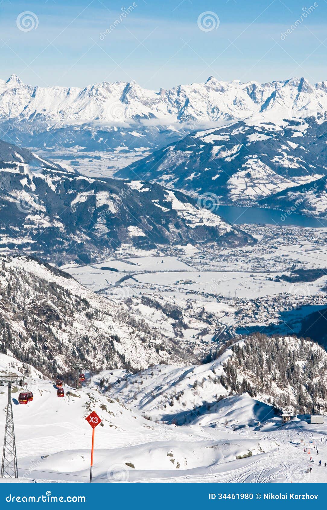 Ski Resort of Kaprun, Austria Editorial Image - Image of bend, outdoor ...