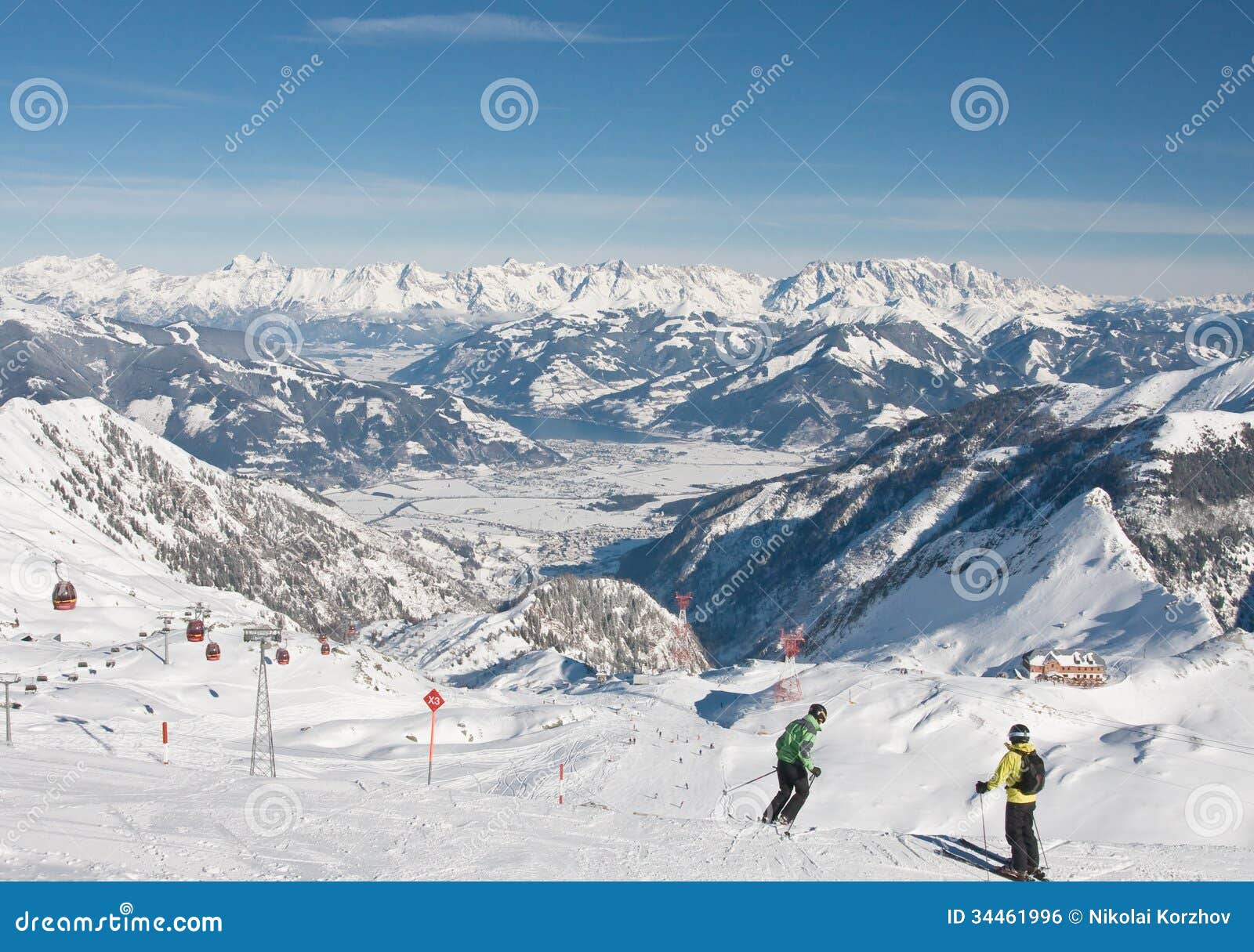 Ski Resort of Kaprun, Austria Editorial Photo - Image of people, sport ...