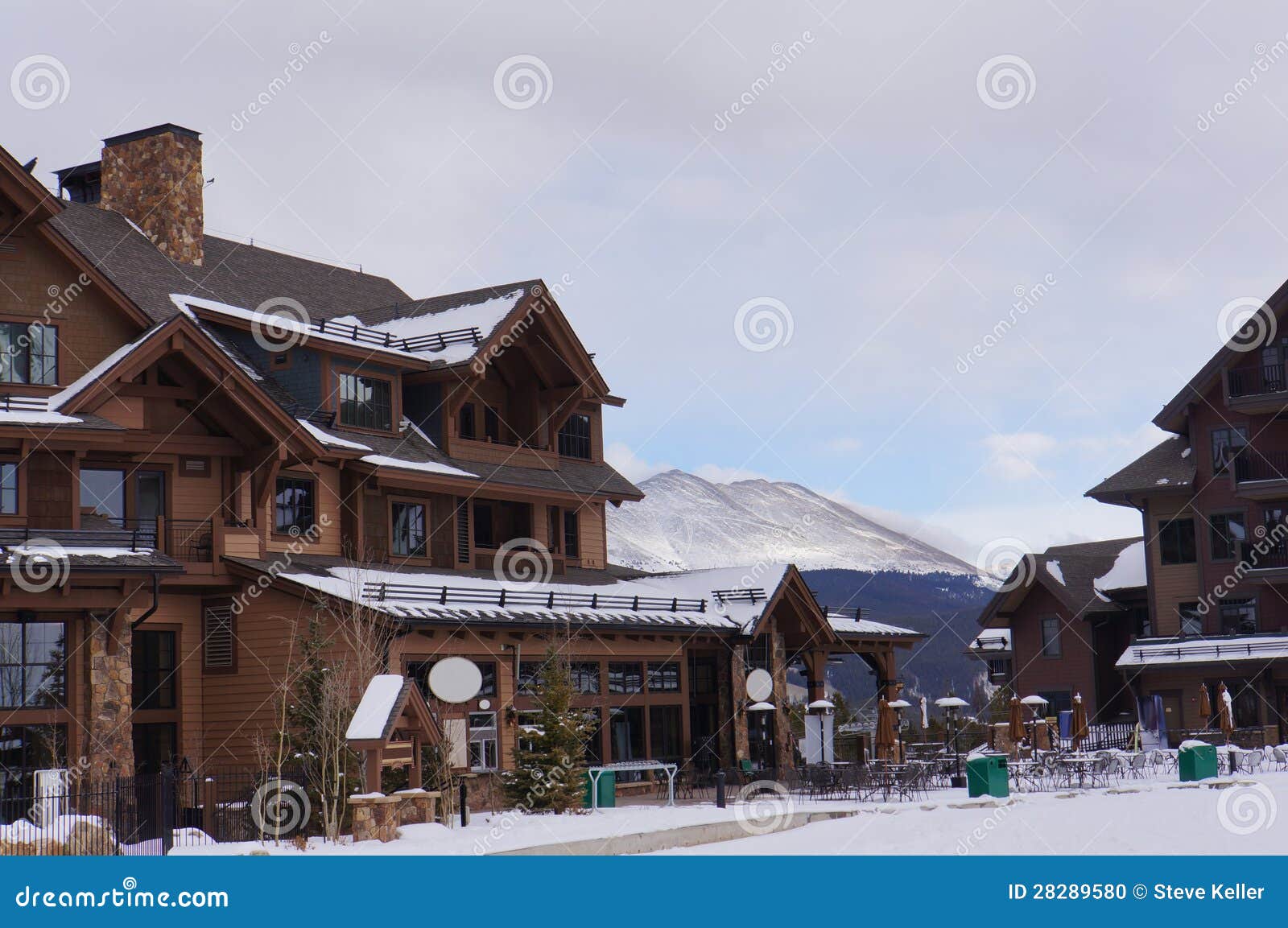 Ski resort lodge stock photo. Image of slope, danger - 28289580