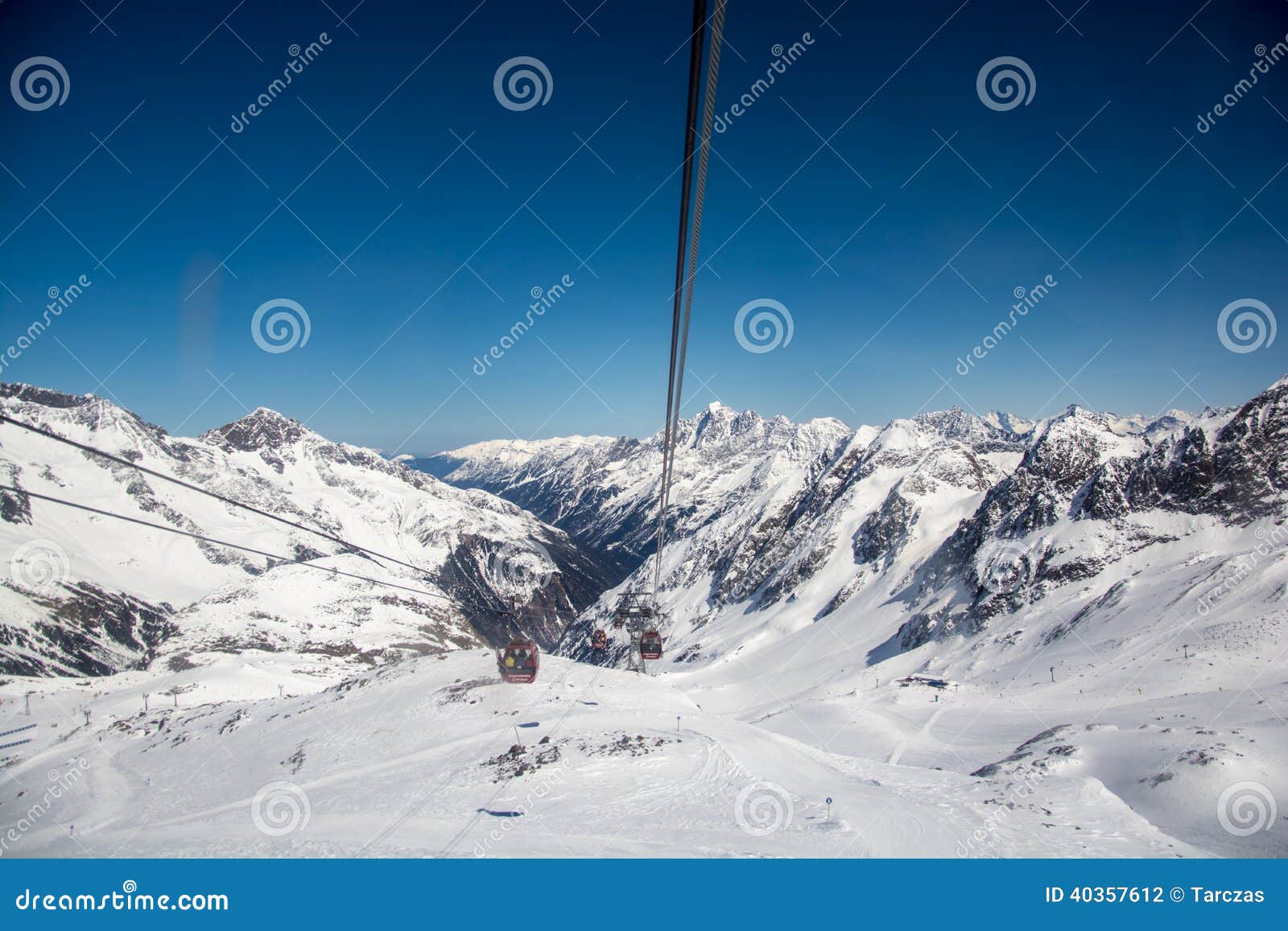 Ski Resort of Neustift Stubai Glacier Editorial Photography - Image of ...