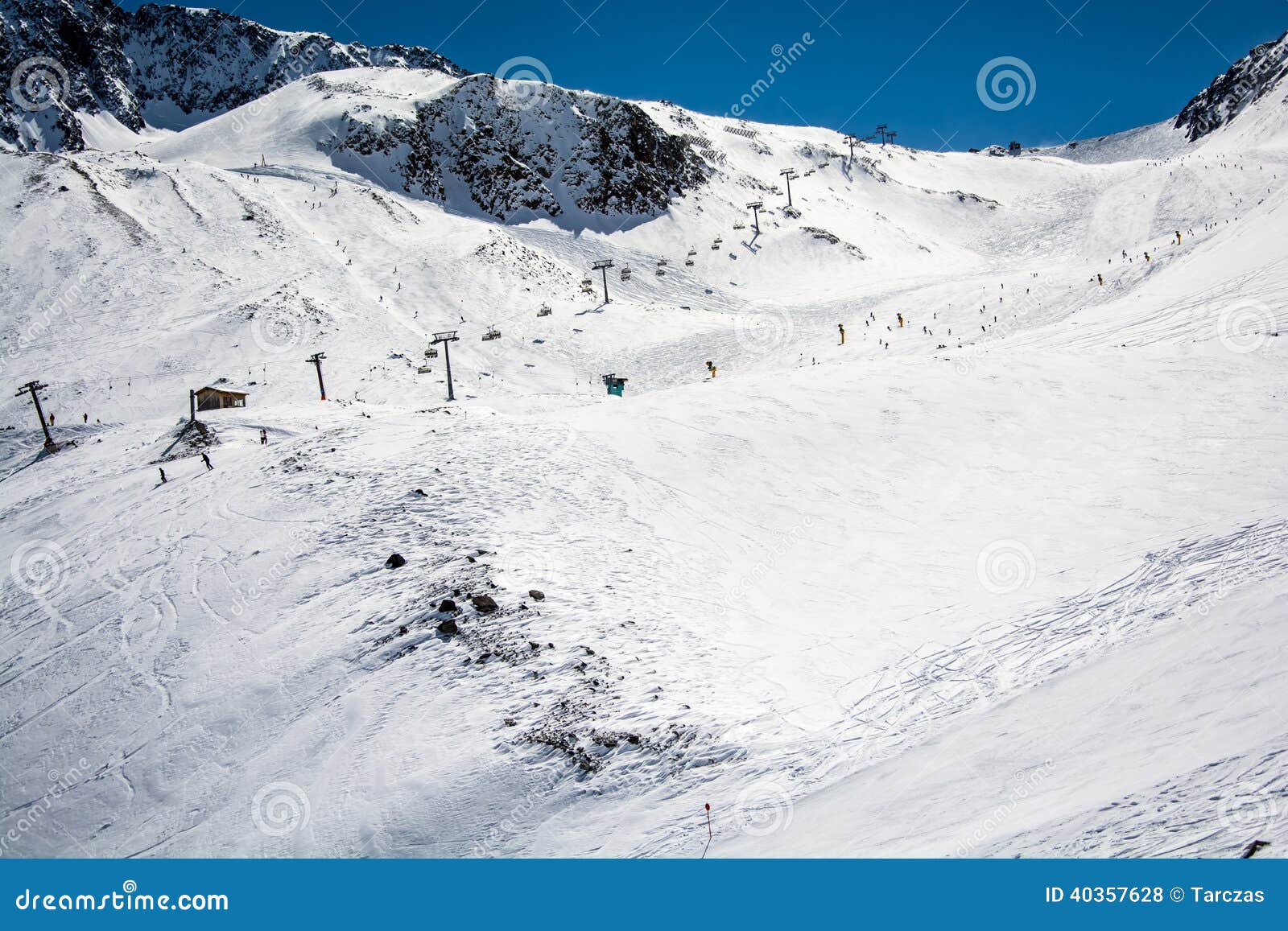 Ski Resort of Neustift Stubai Editorial Stock Photo - Image of snow ...