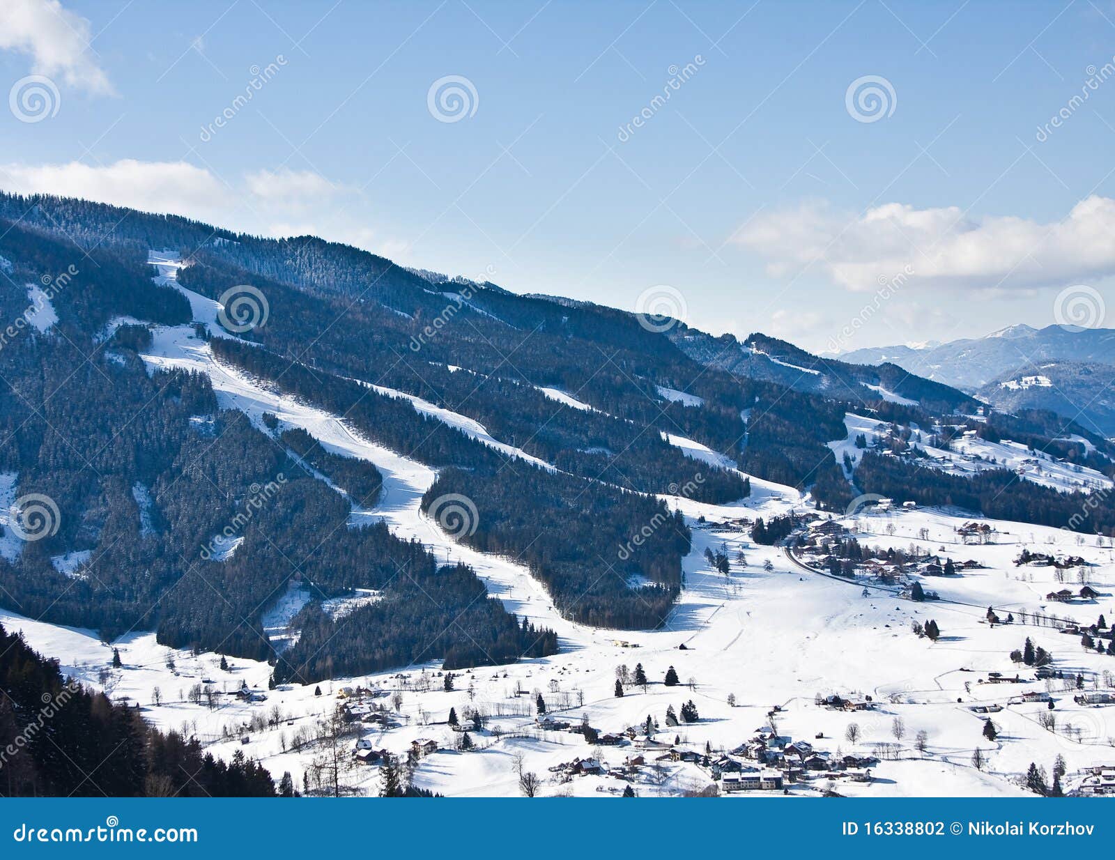 Ski Resort Schladming . Austria Stock Photo - Image of rocks, resort ...