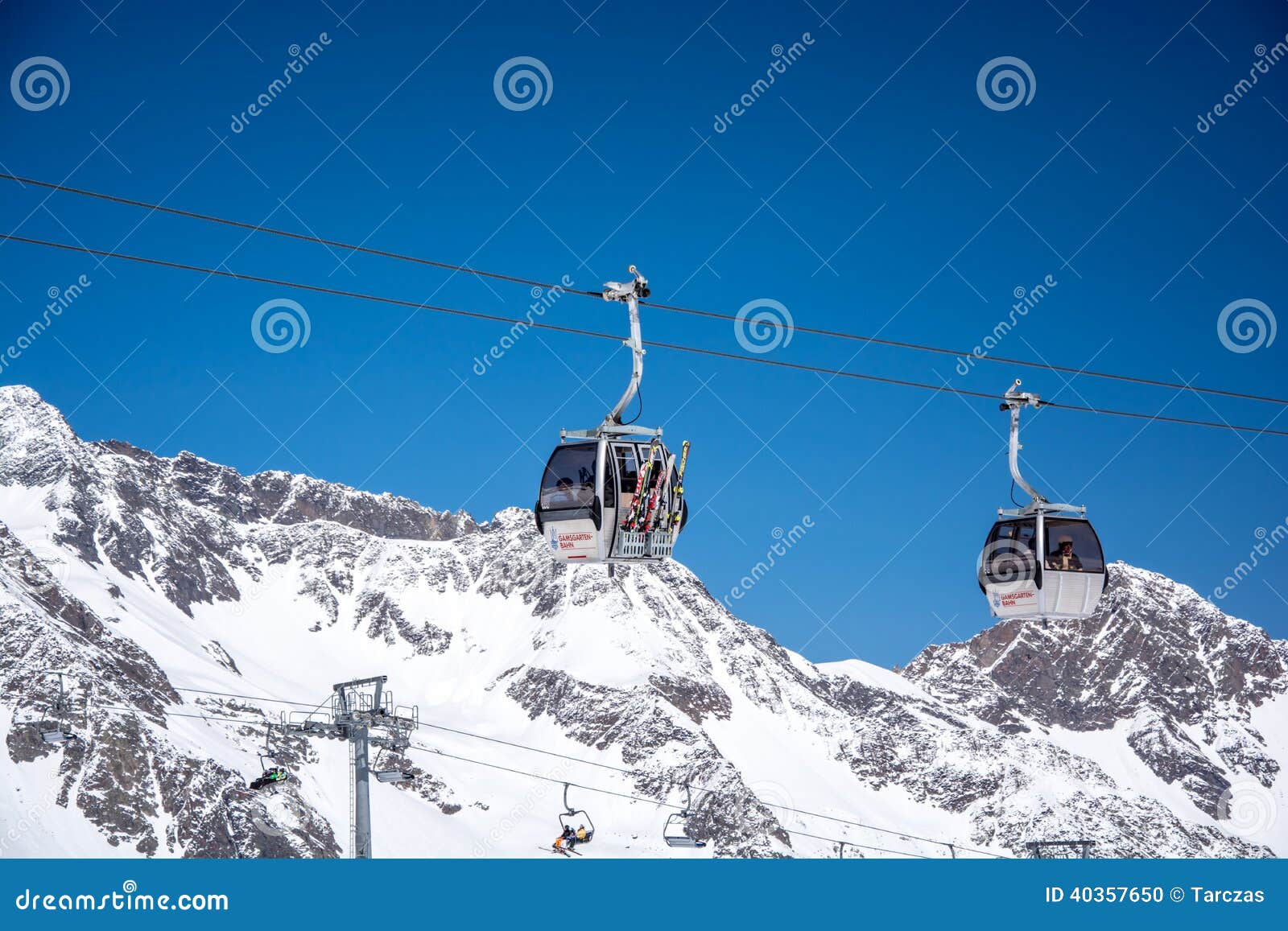 Ski Resort Stubai Glacier Austria Editorial Image - Image of sport ...