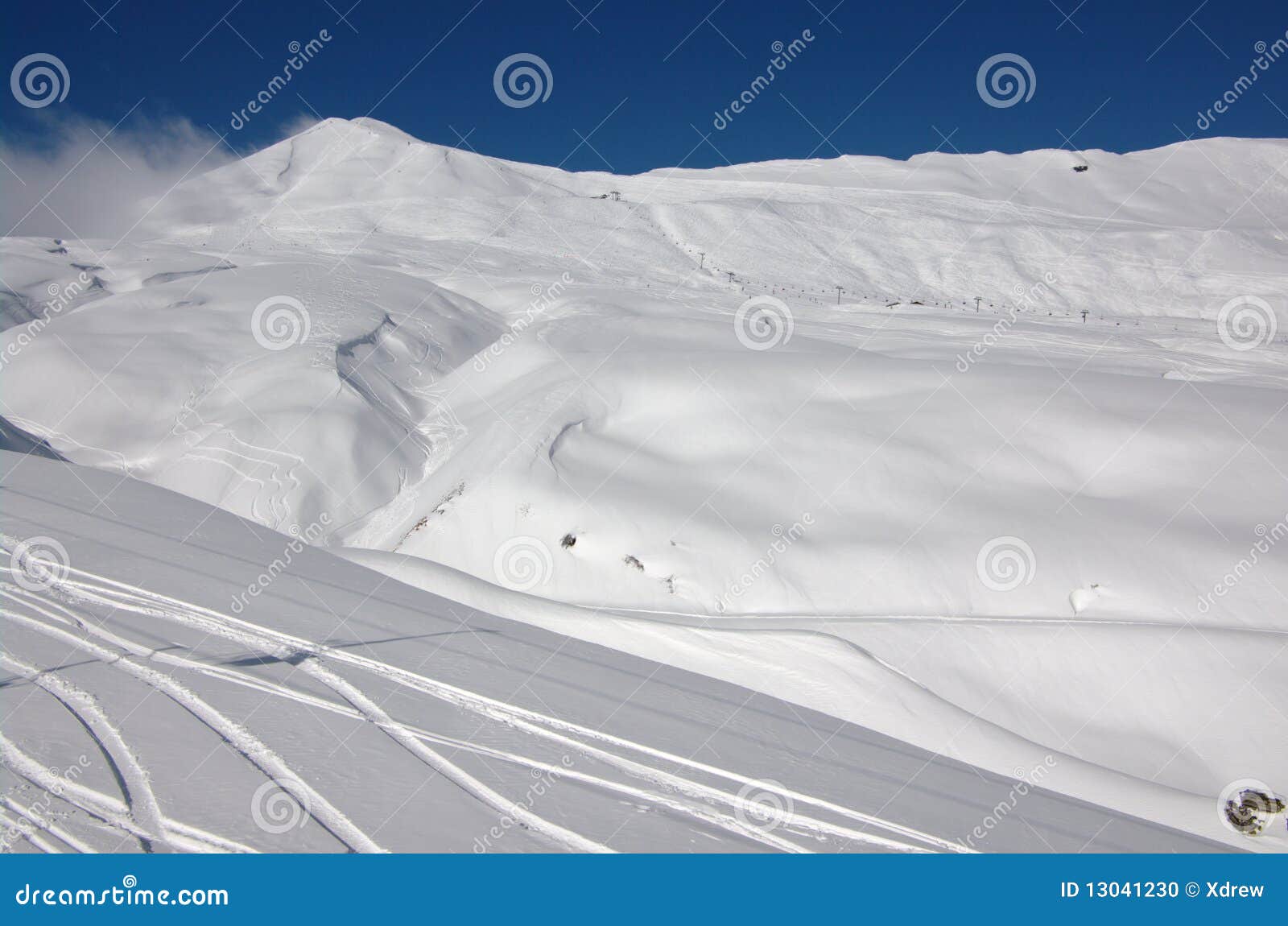 Ski resort winter view stock photo. Image of atmosphere - 13041230