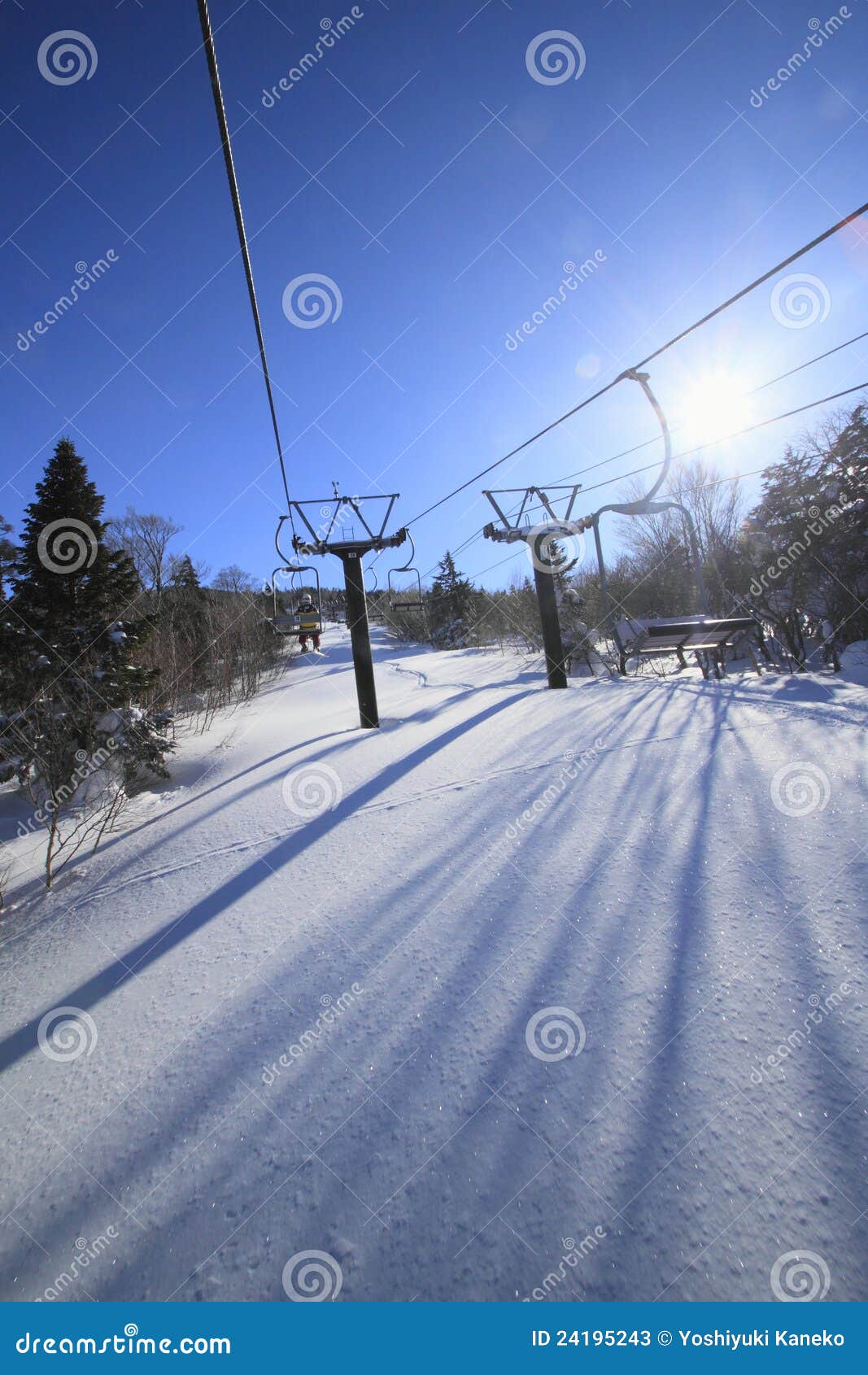Ski run stock image. Image of cold, iwate, winter, nature - 24195243