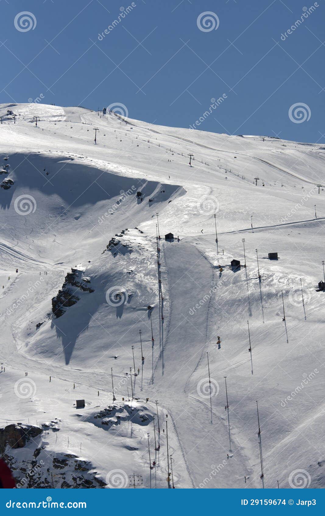 Ski run stock photo. Image of descent, granada, mountain - 29159674