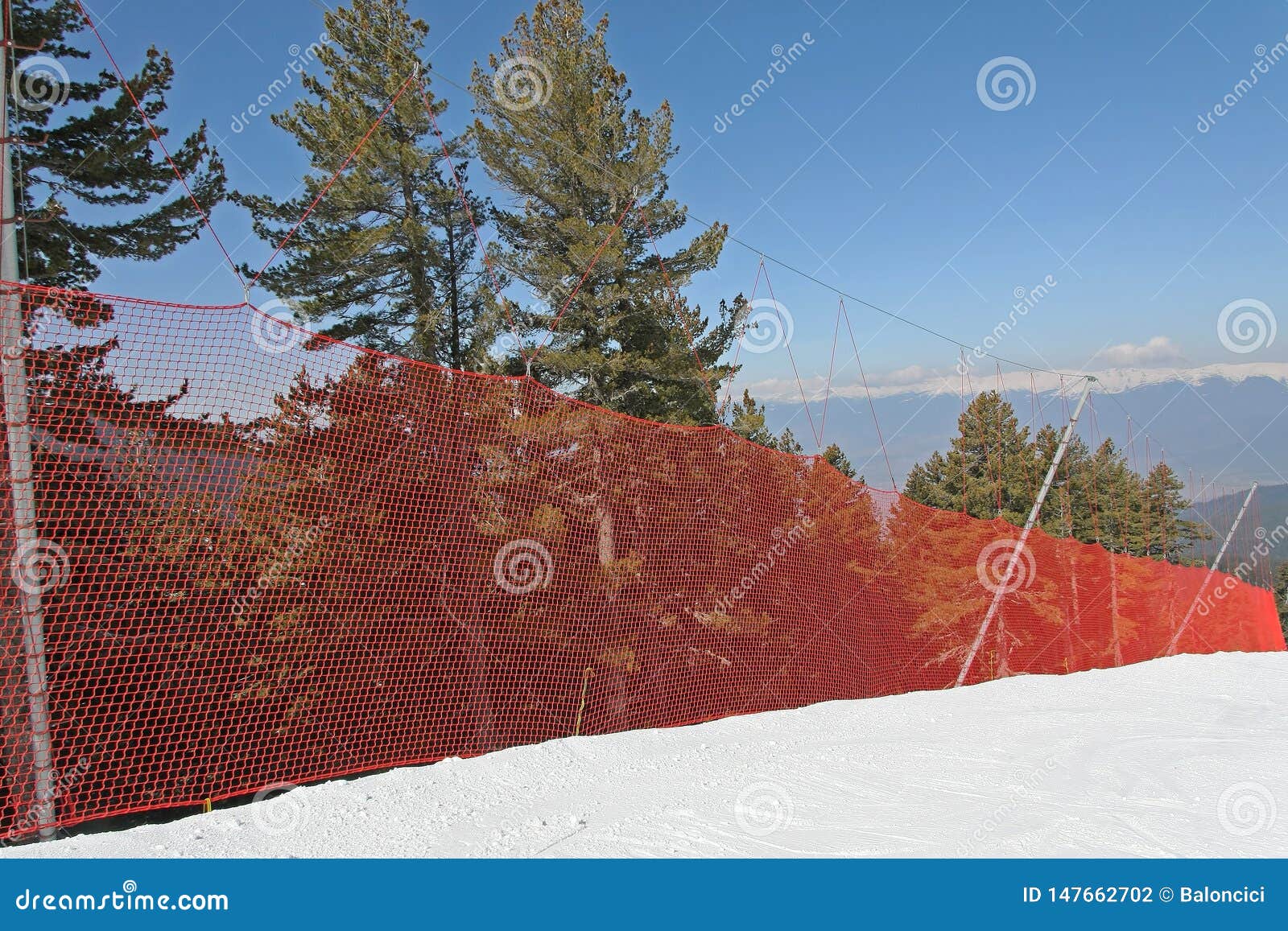 Ski Safety Net stock photo. Image of terrains, holiday - 147662702