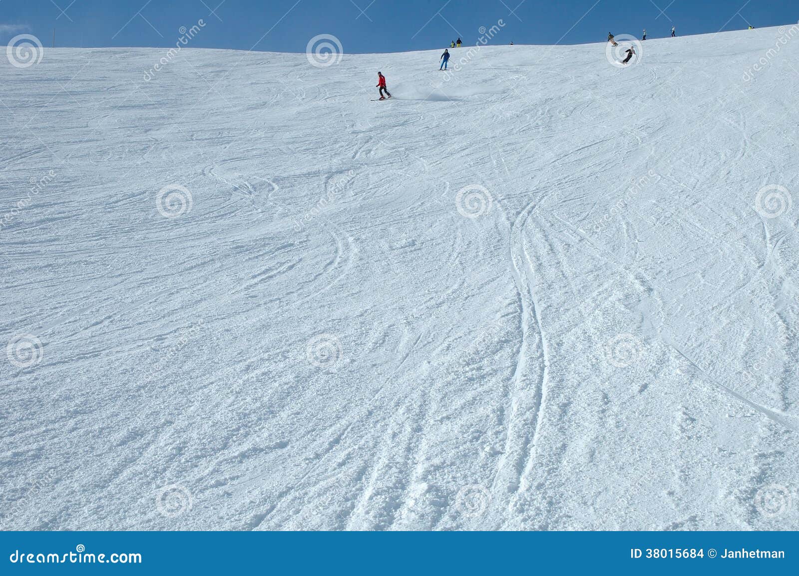 Ski slope stock photo. Image of active, peak, holidays - 38015684