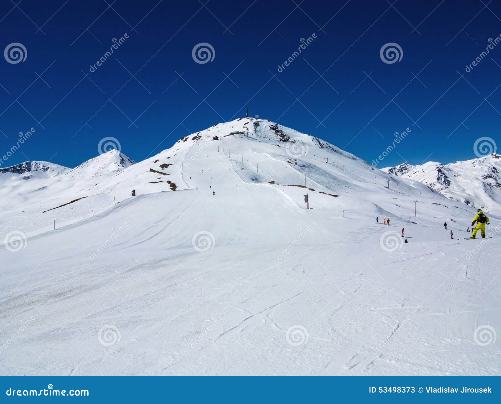 Ski Slope in the Italian Alps Stock Image - Image of nature, high: 53498373