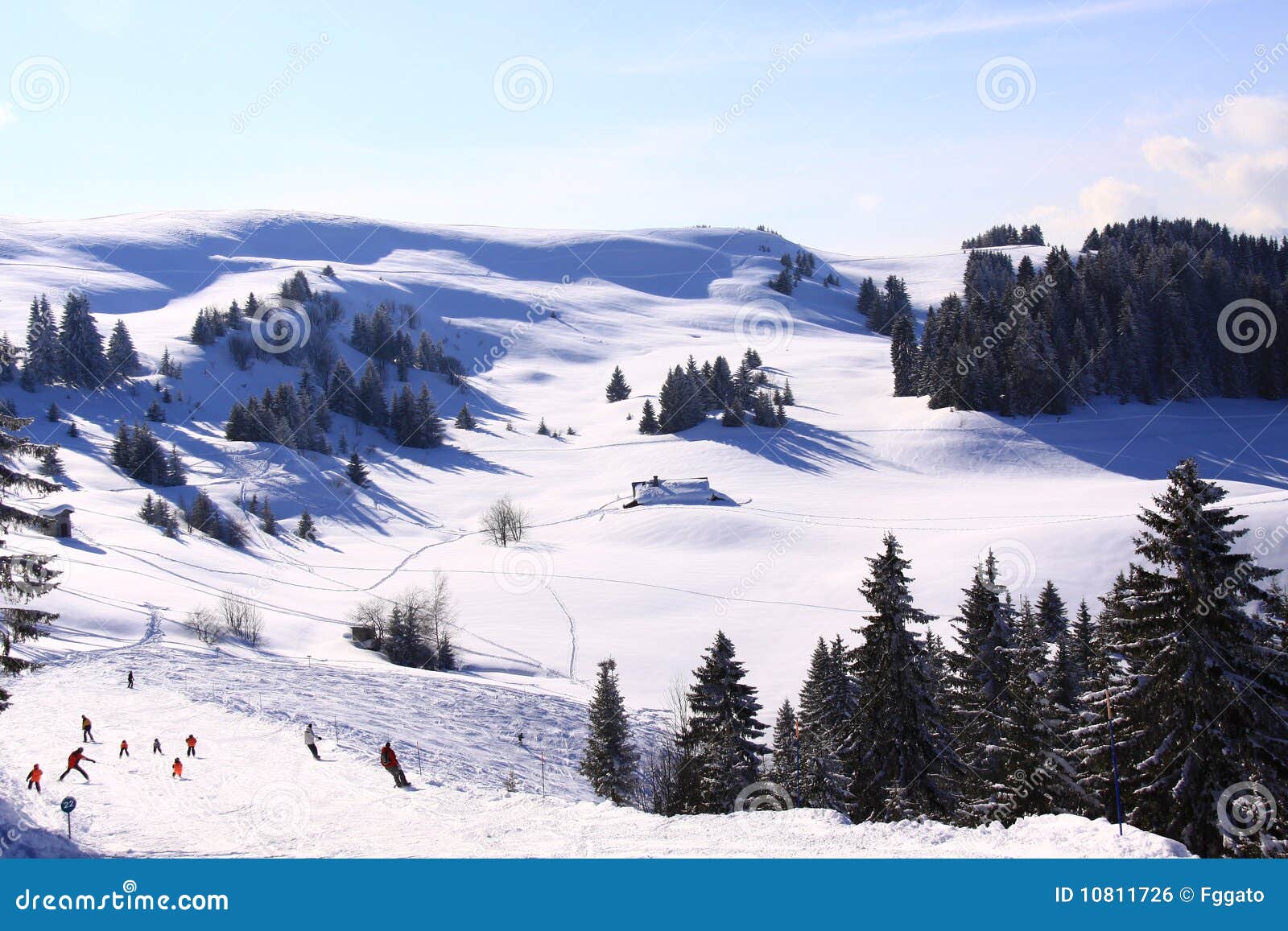 Ski slopes stock photo. Image of extreme, activity, lift - 10811726