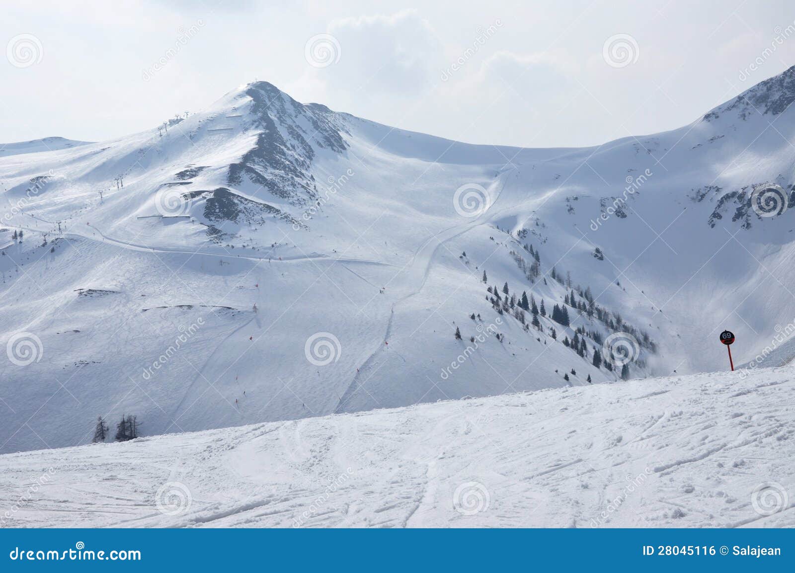 Ski slopes in Tirol stock photo. Image of nature, outdoors - 28045116