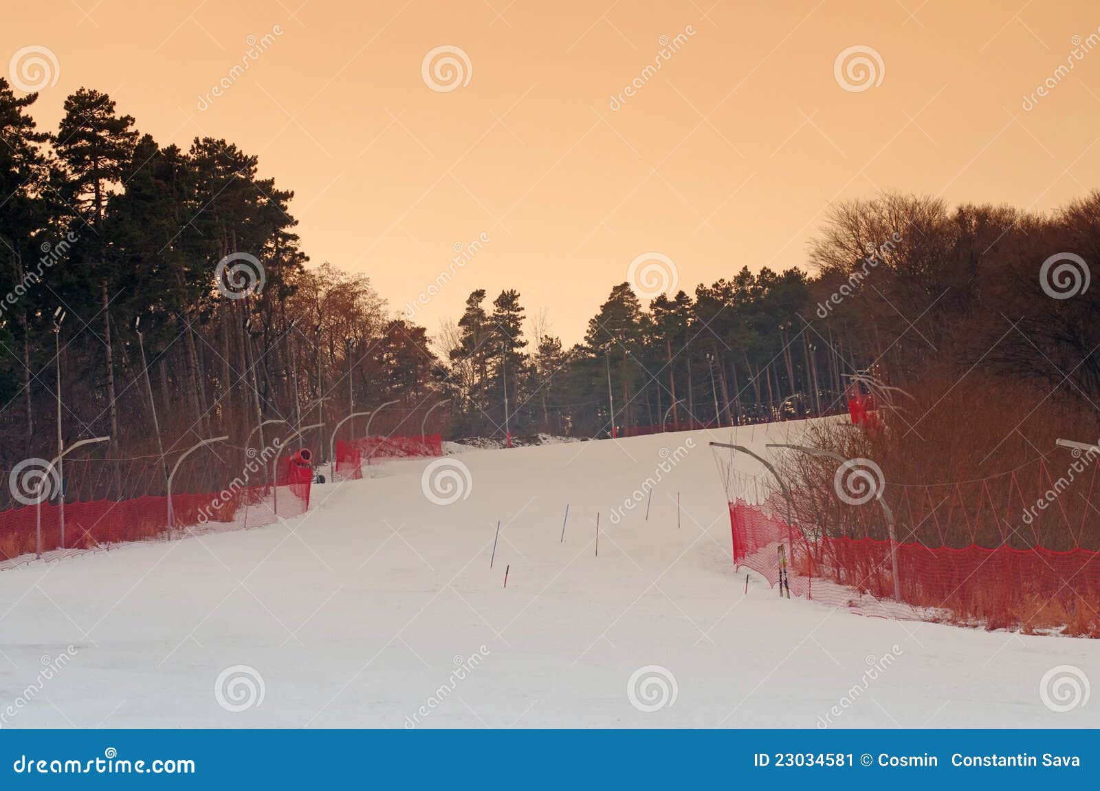 Ski and snowboard track stock image. Image of direction - 23034581
